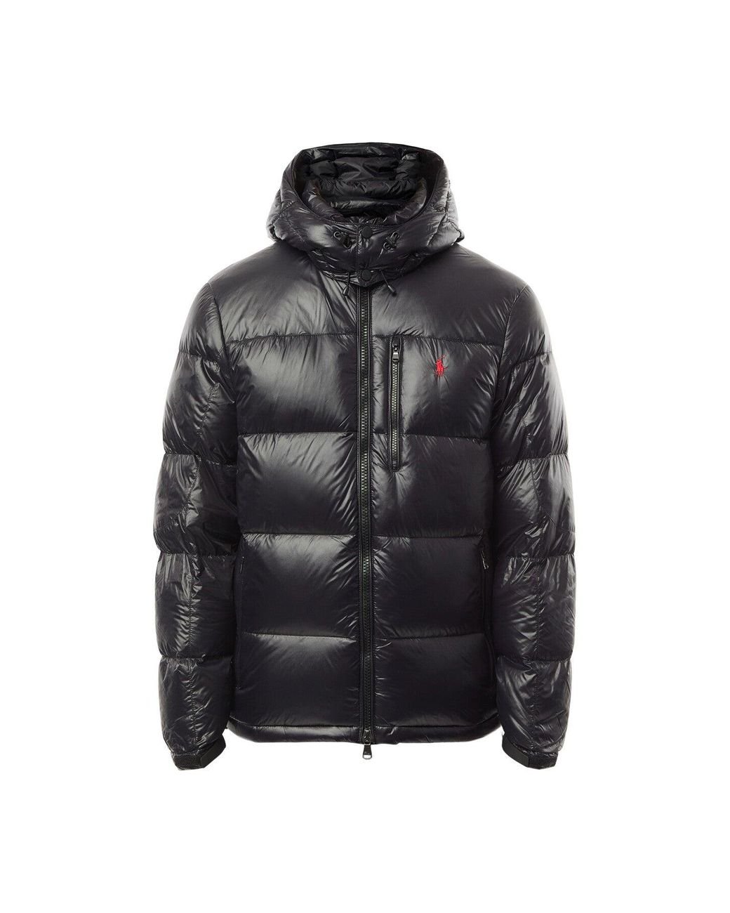 Polo Ralph Lauren El Cap Glossy Puffer Jacket in Black for Men | Lyst UK