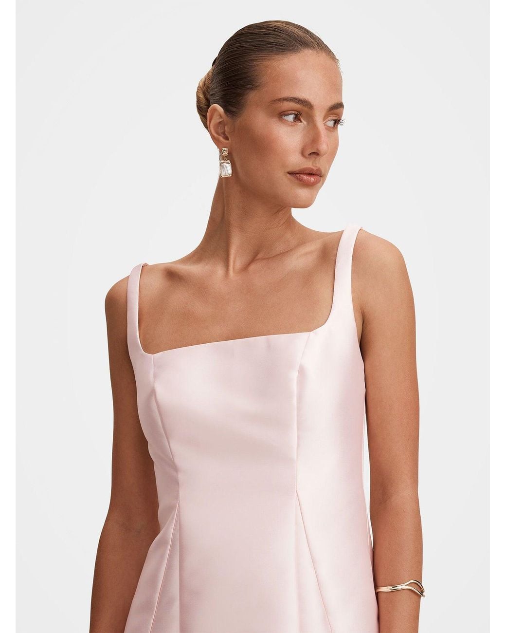Forever New Kayla Midi Dress in Pink | Lyst UK