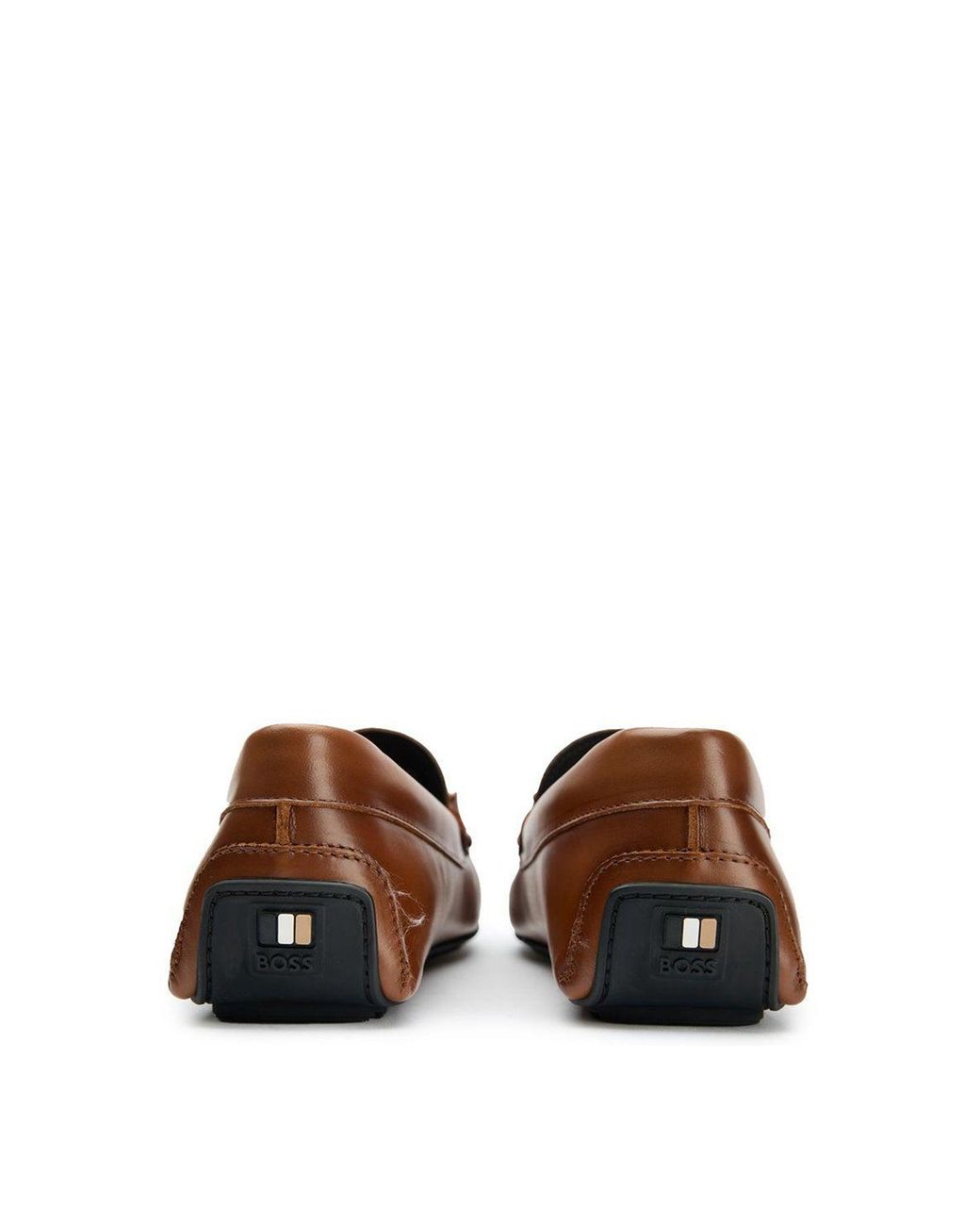 BOSS Noel Mocc Shoes in Brown for Men | Lyst UK