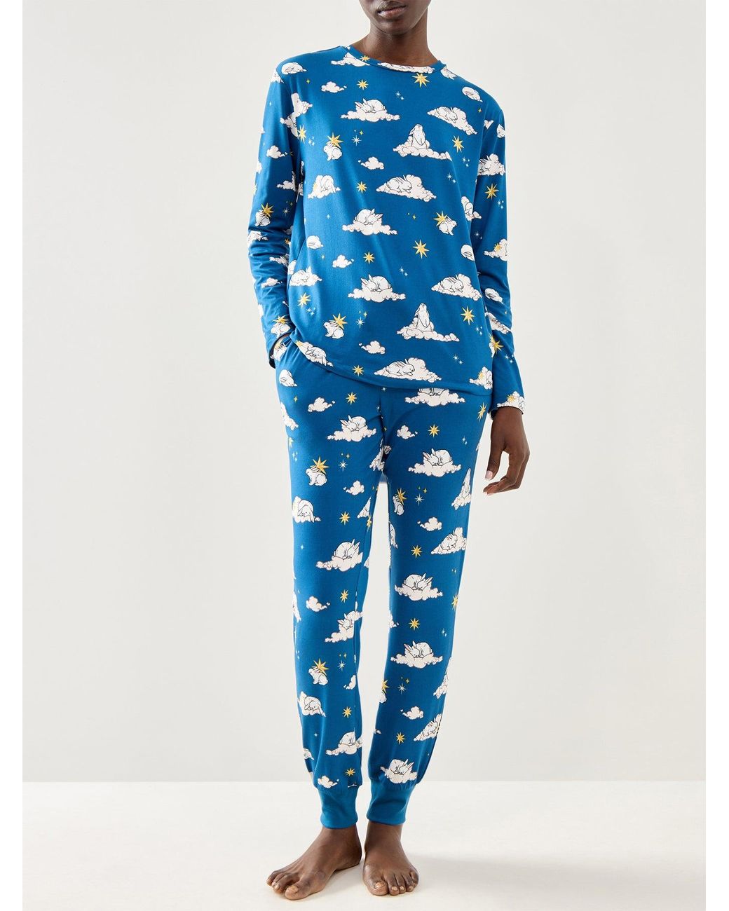 Chelsea Peers Celestial Bunny Long Set in Blue | Lyst UK