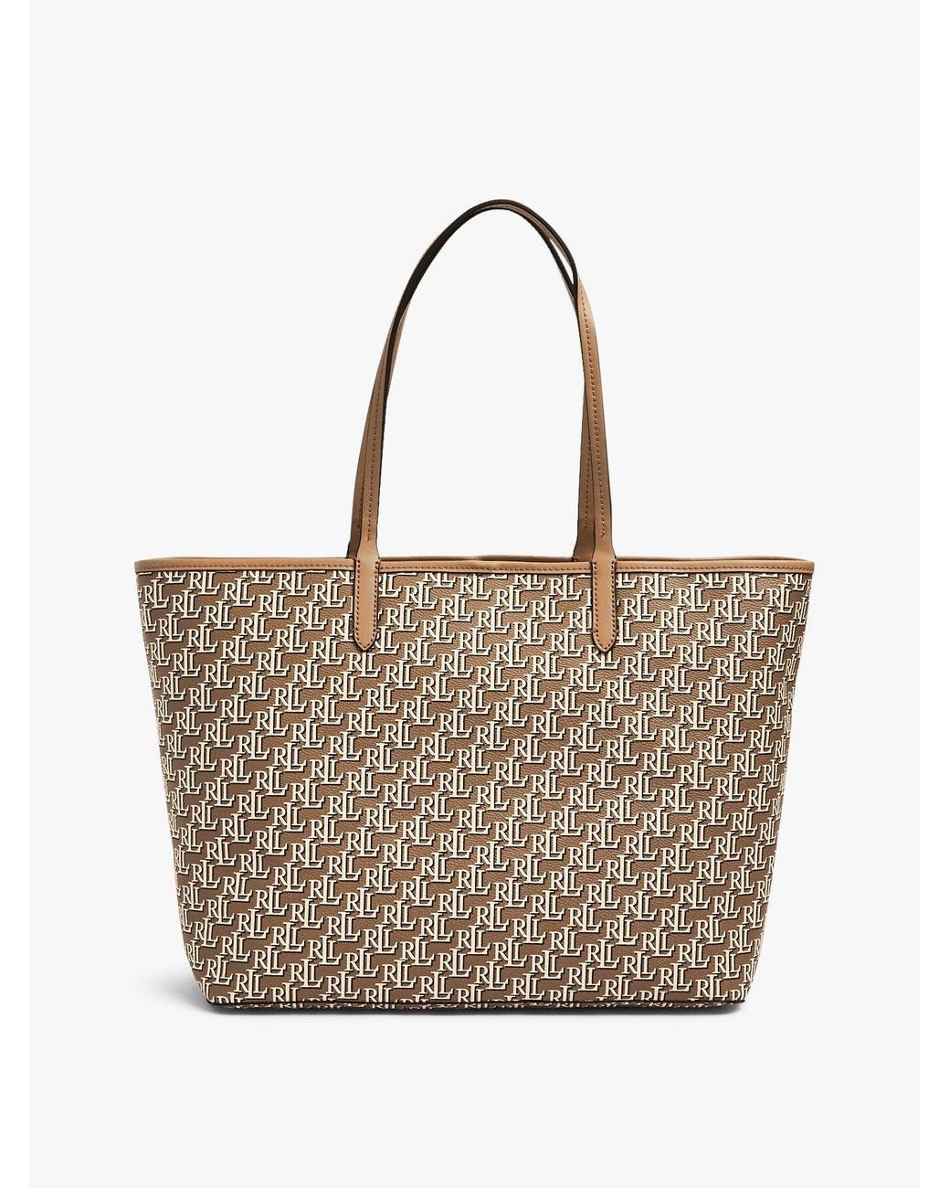 Ralph Lauren Collins Large Tote Bag in White | Lyst UK