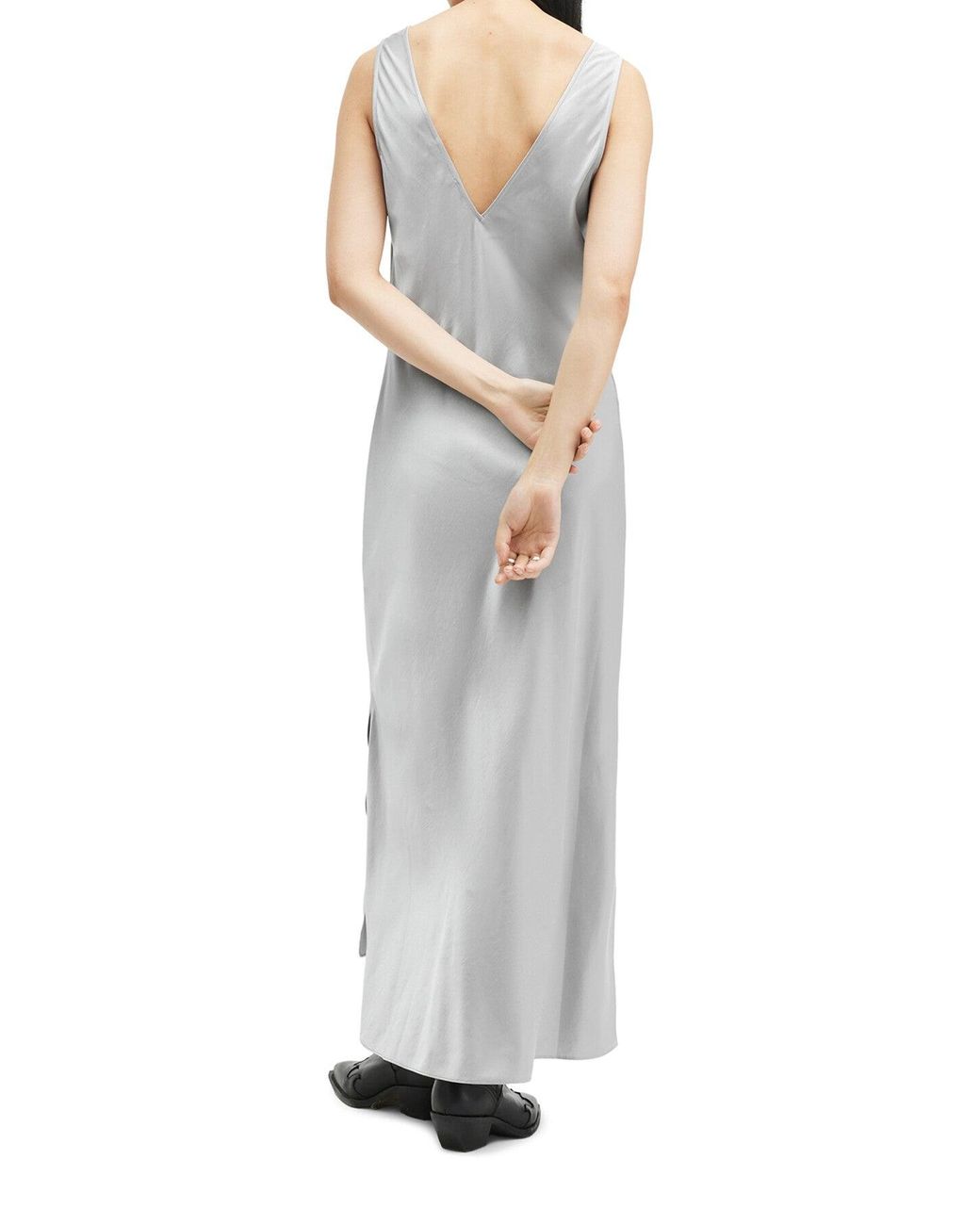 AllSaints Lisa Dress in White | Lyst UK