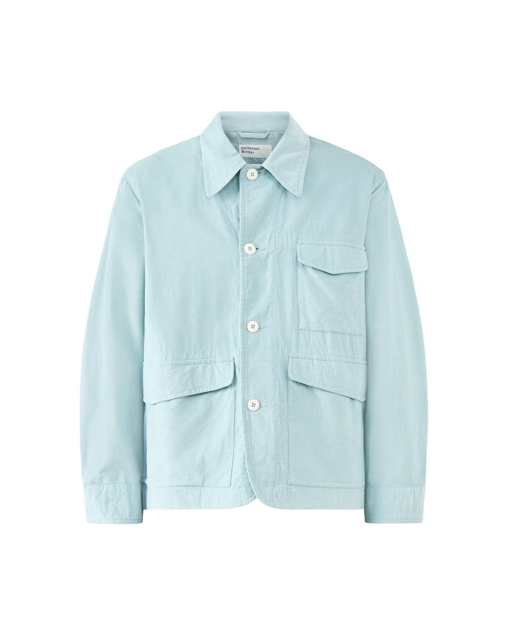 Universal Works Duty Organic Cord Jacket in Blue for Men | Lyst UK