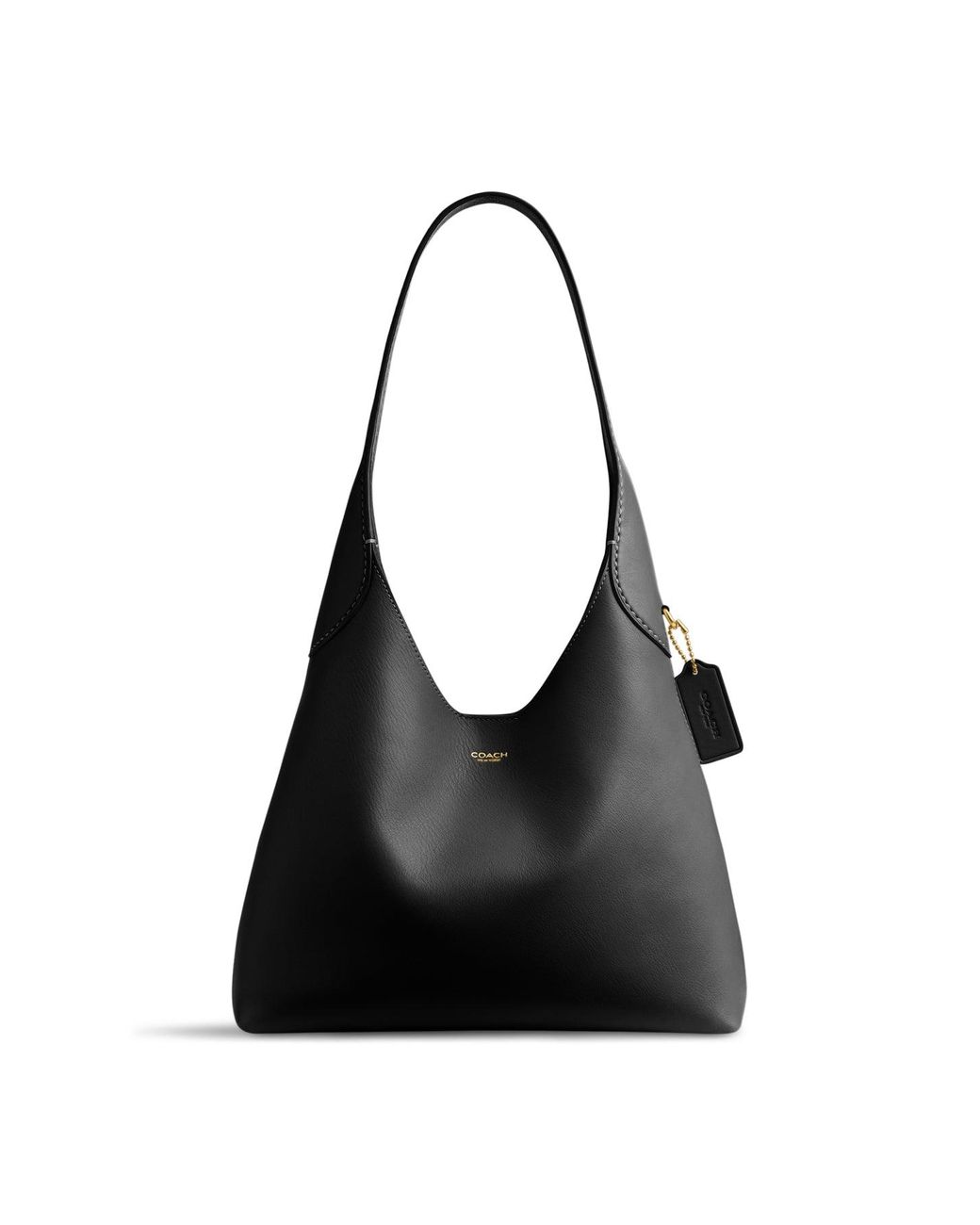 COACH Brooklyn Shoulder Bag 28 in Black | Lyst UK
