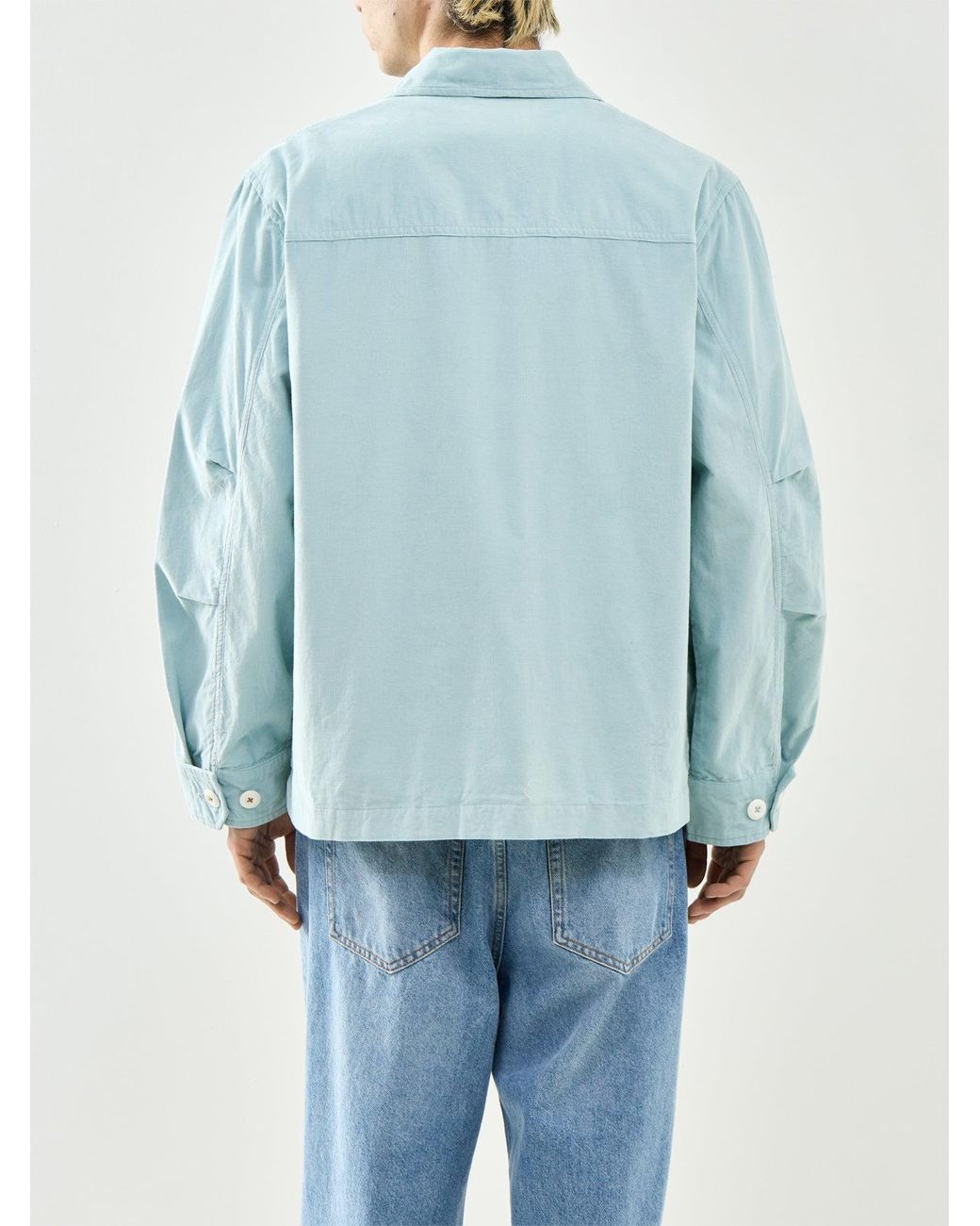 Universal Works Duty Organic Cord Jacket in Blue for Men | Lyst UK