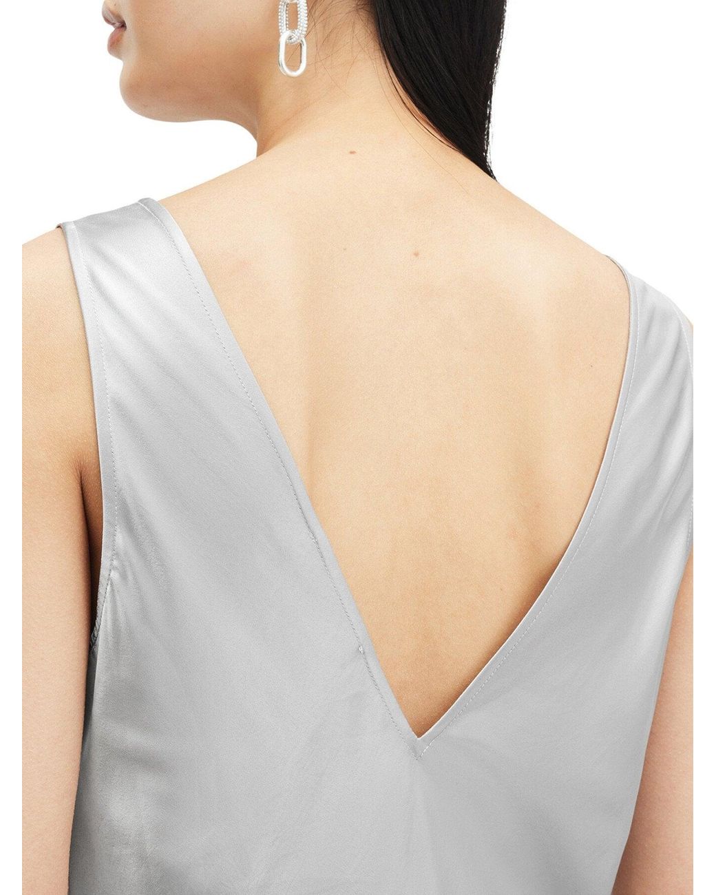 AllSaints Lisa Dress in White | Lyst UK