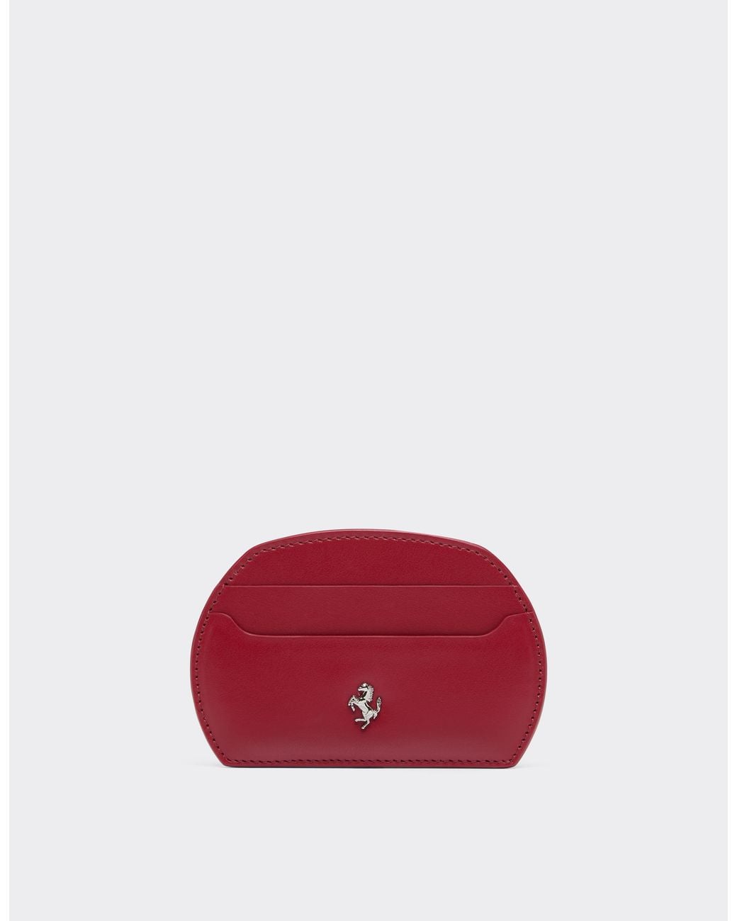 Ferrari The Dino Leather Card Holder in Red | Lyst UK