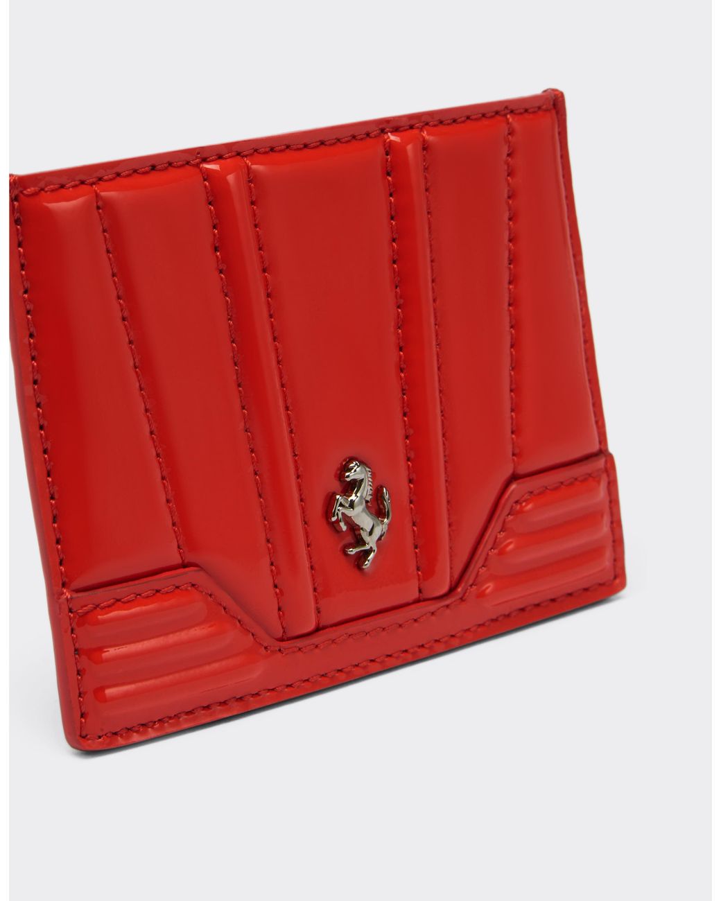 Ferrari Card Holder in Red | Lyst