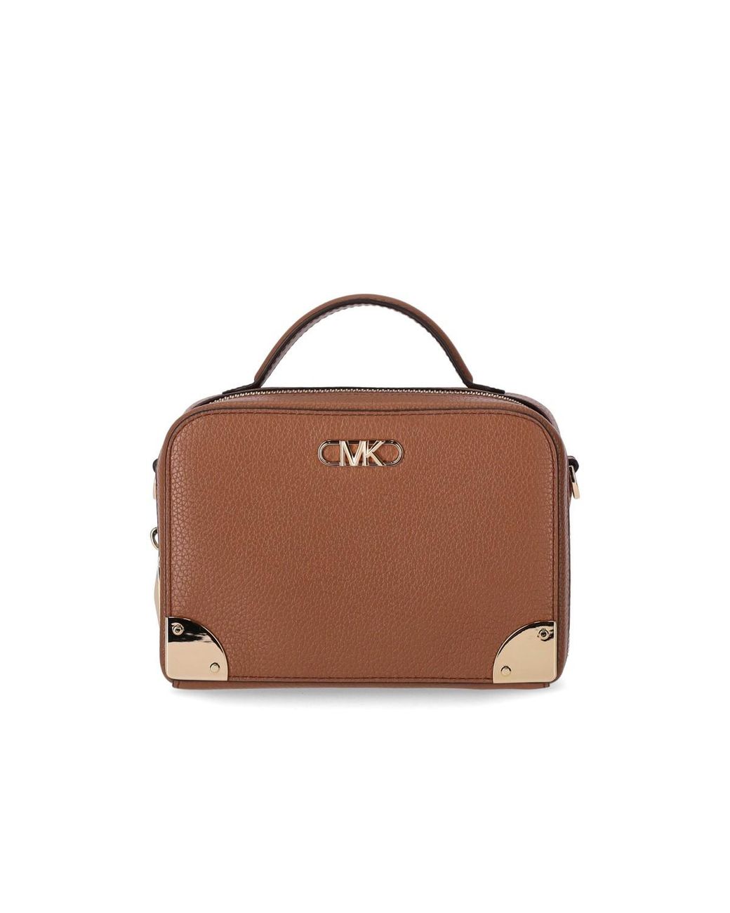 Michael Kors Estelle Light Brown Crossbody Bag | Lyst