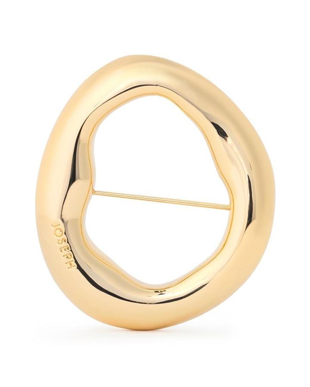 JOSEPH Bean Brooch Badge in Metallic | Lyst UK