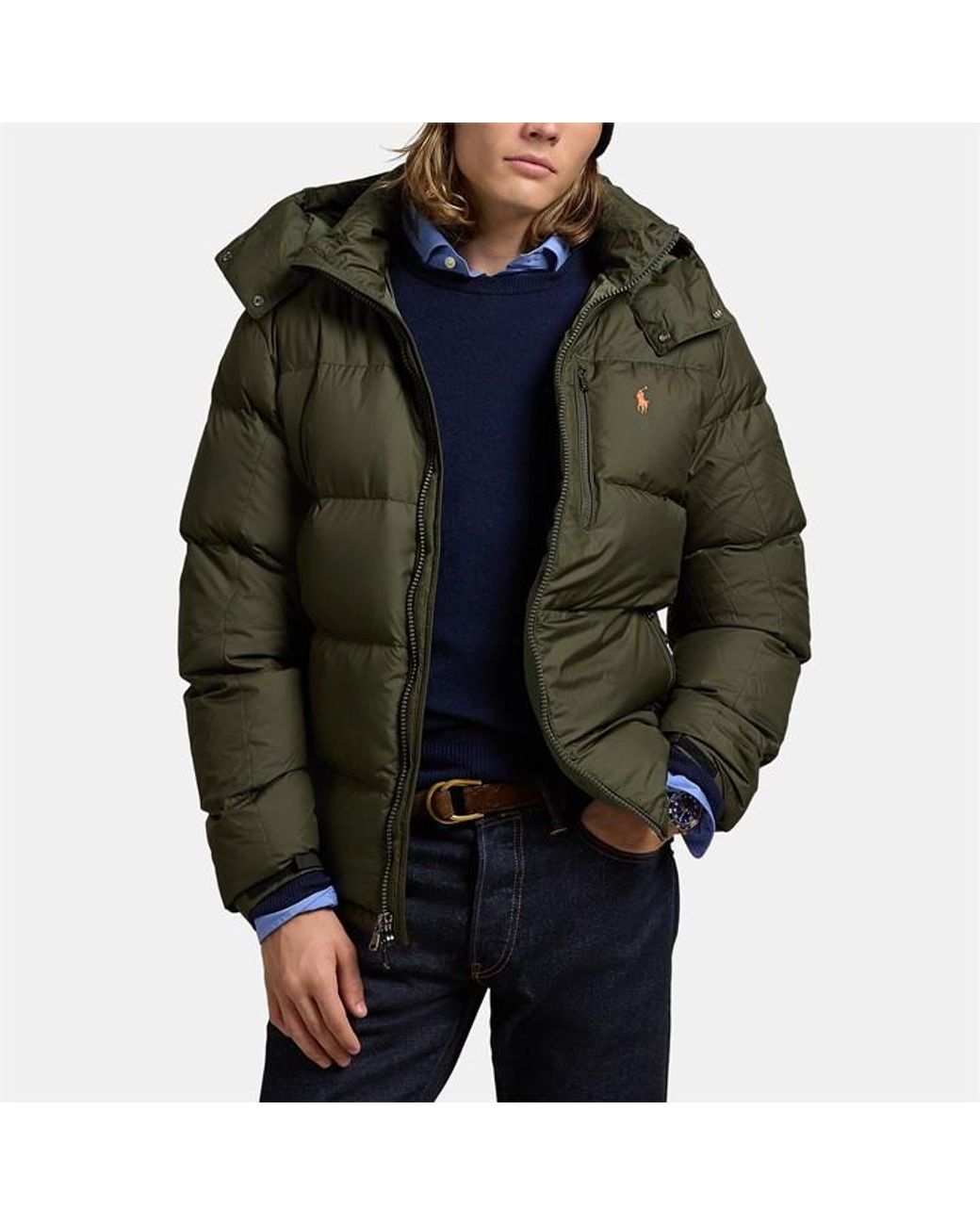 Polo Ralph Lauren El Cap Puffer Down Jacket in Black for Men | Lyst UK