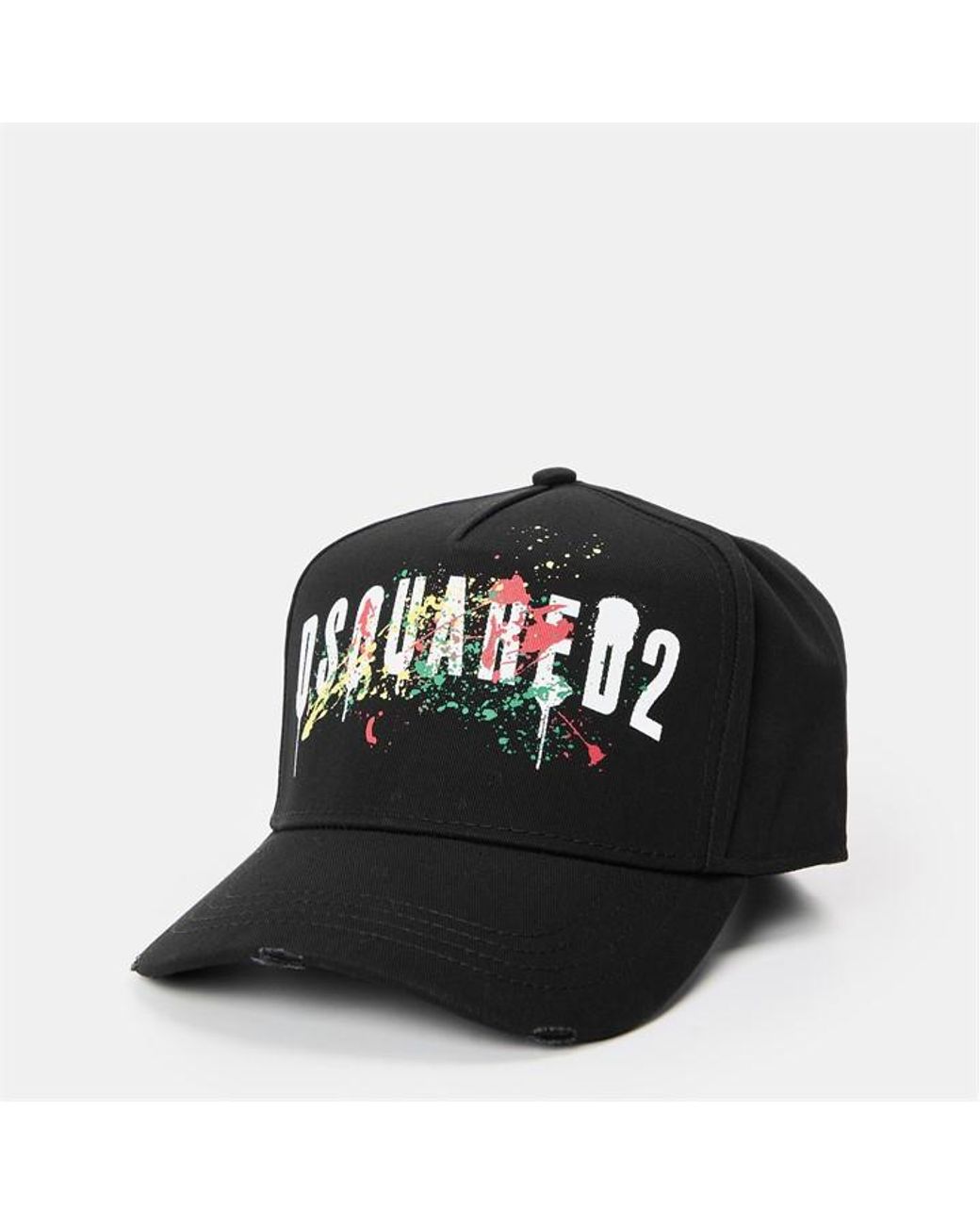 DSquared² Dsq Splat Cap Sn62 in Black for Men | Lyst UK