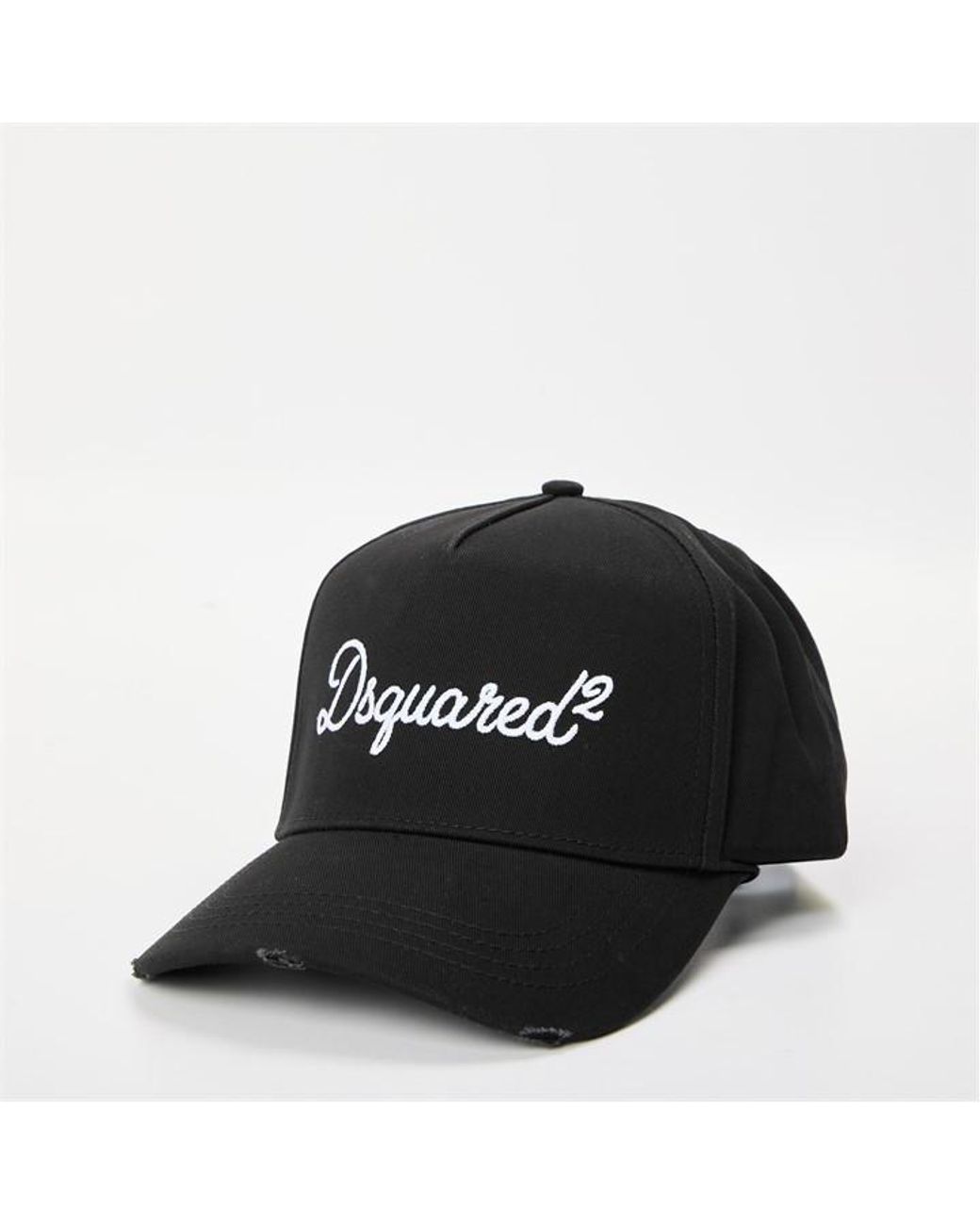 DSquared² Dsq Signature Cap Sn62 in Black for Men | Lyst UK