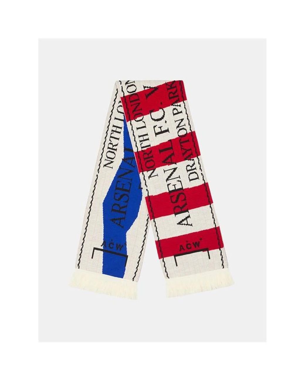 A_COLD_WALL* X Arsenal Fc Derby Scarf in Red for Men | Lyst UK