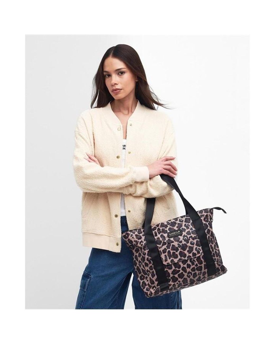 Barbour Boulevard Tote Bag in Natural | Lyst UK