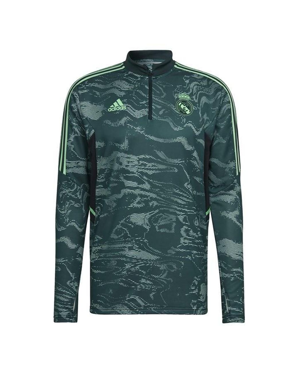 Adidas Real Madrid Condivo 22 Training Top In Green For Men Lyst Uk