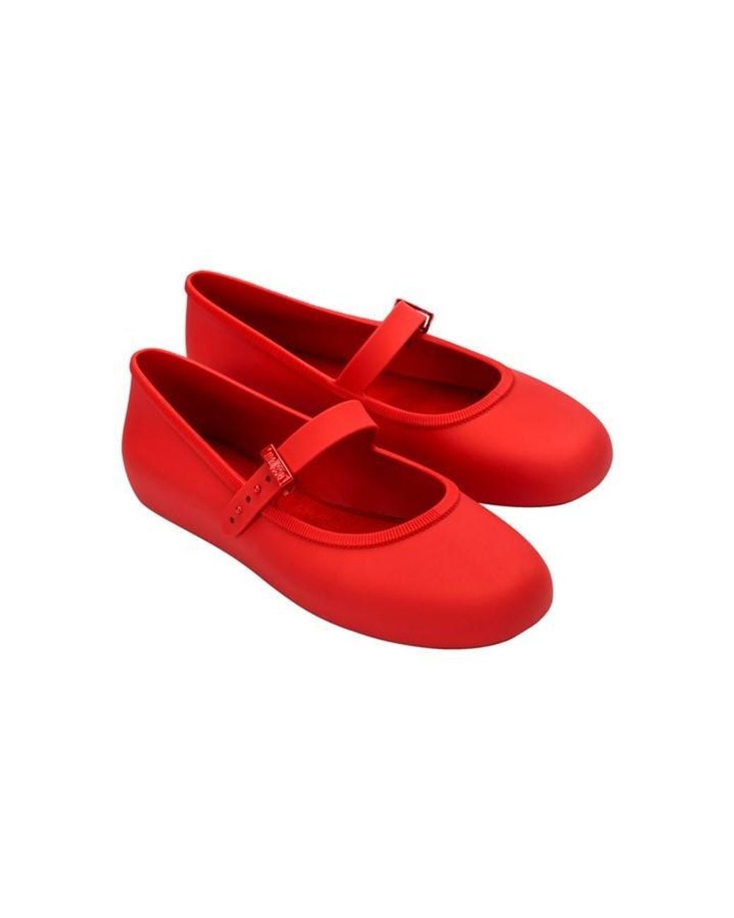 Melissa Soft Ballet Pumps in Red | Lyst UK