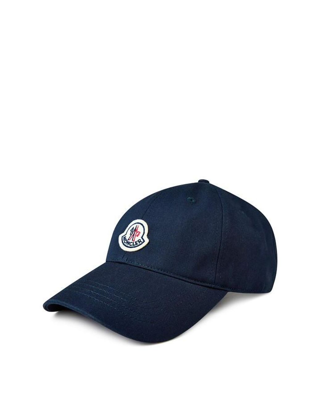 Moncler Logo Cap in Blue for Men | Lyst UK
