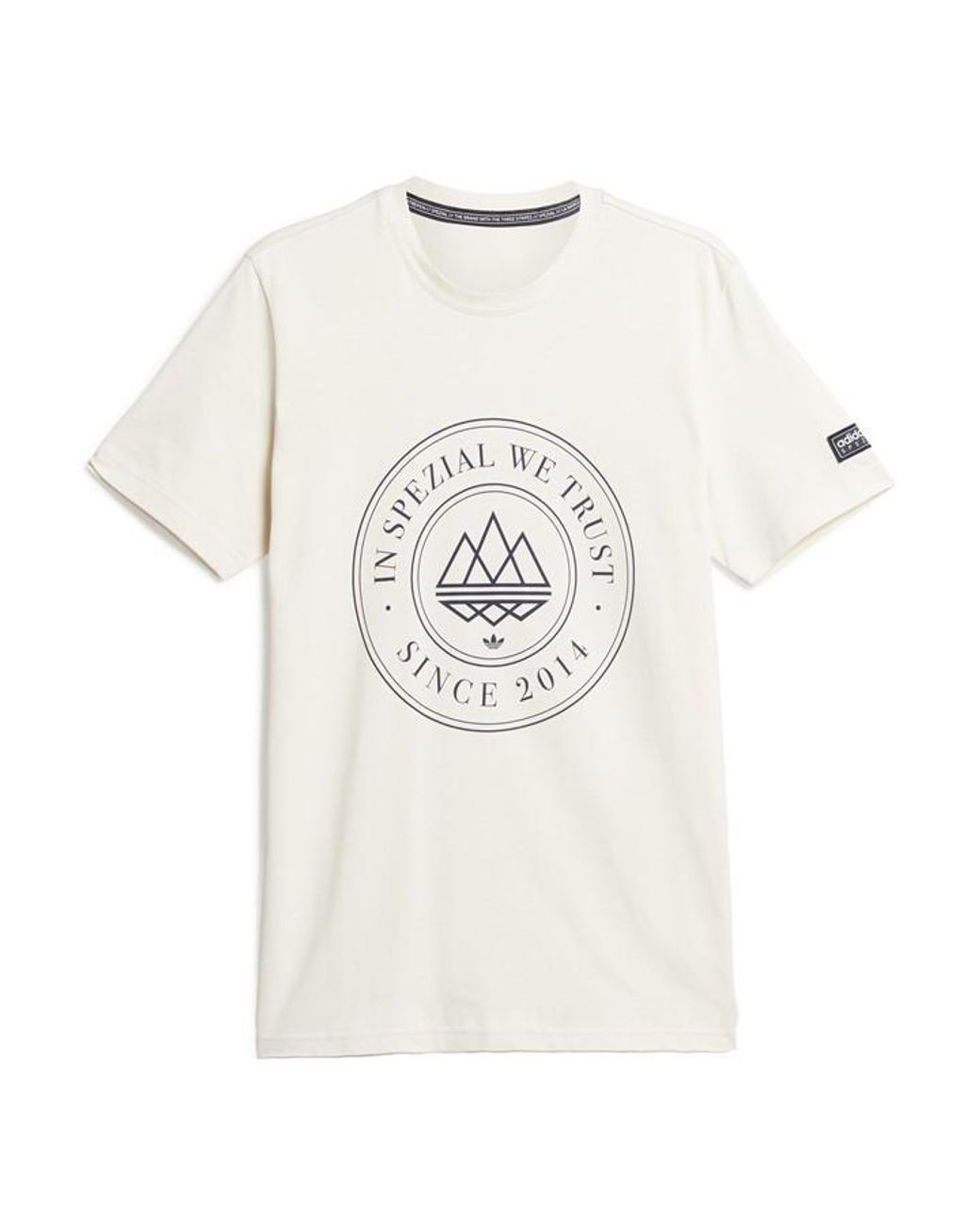adidas Originals Spezial Mod Trefoil 10 T-shirt in White for Men | Lyst UK