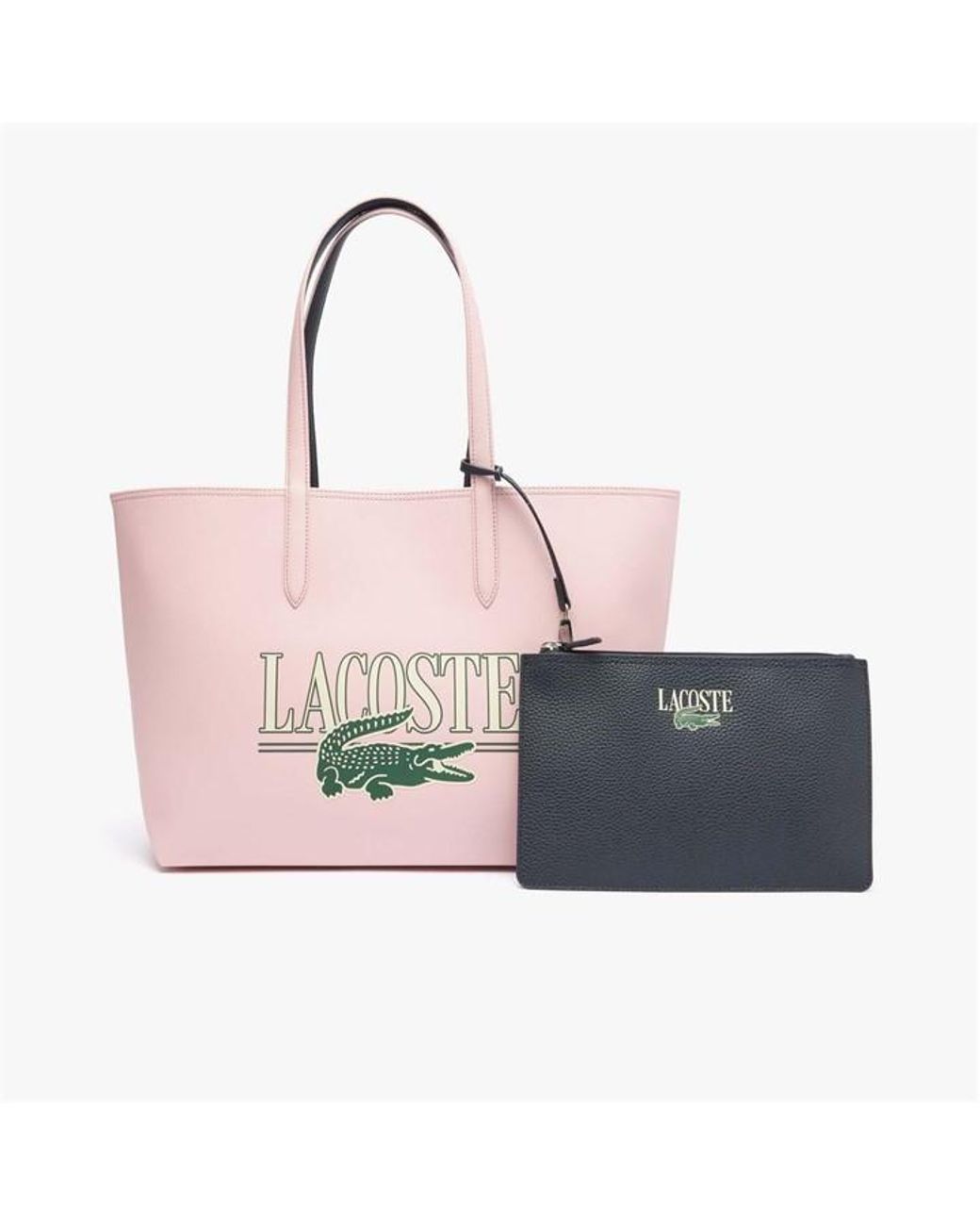 Lacoste Anna Reversible Tote Bag in Pink | Lyst UK