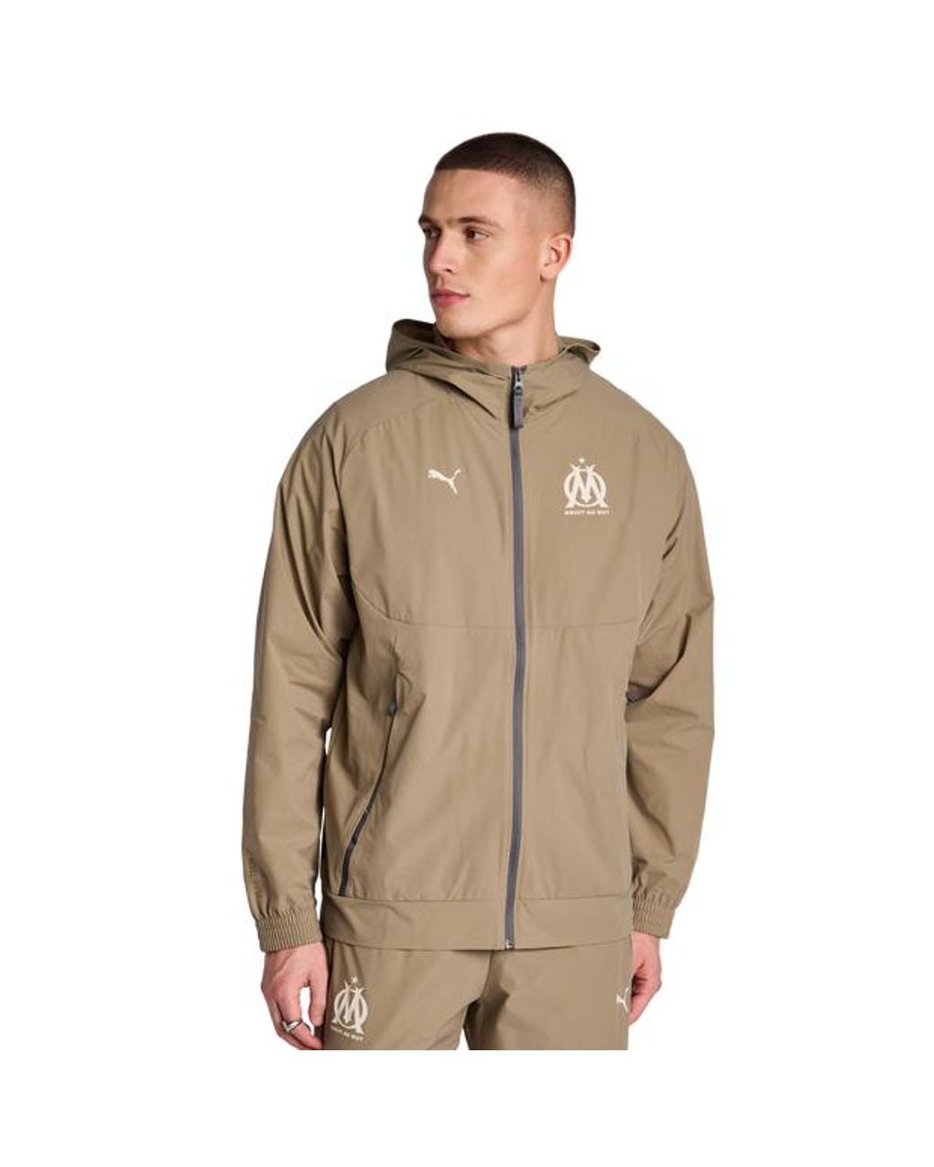 PUMA Tech Track Tops in Brown for Men | Lyst UK