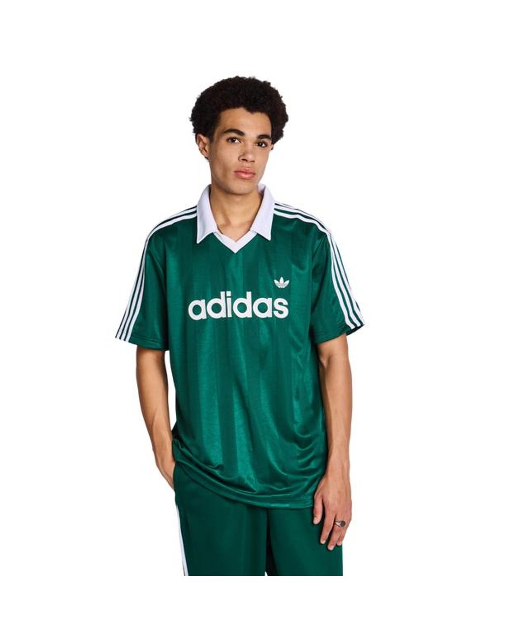 adidas Archive Collar Jerseys/Replicas in Green for Men | Lyst UK