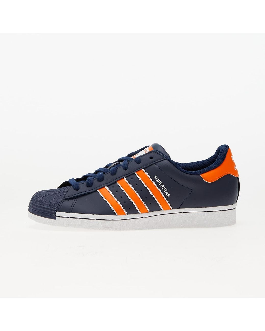 adidas Originals Adidas Superstar Night Indigo/ Orange/ Ftw White in ...