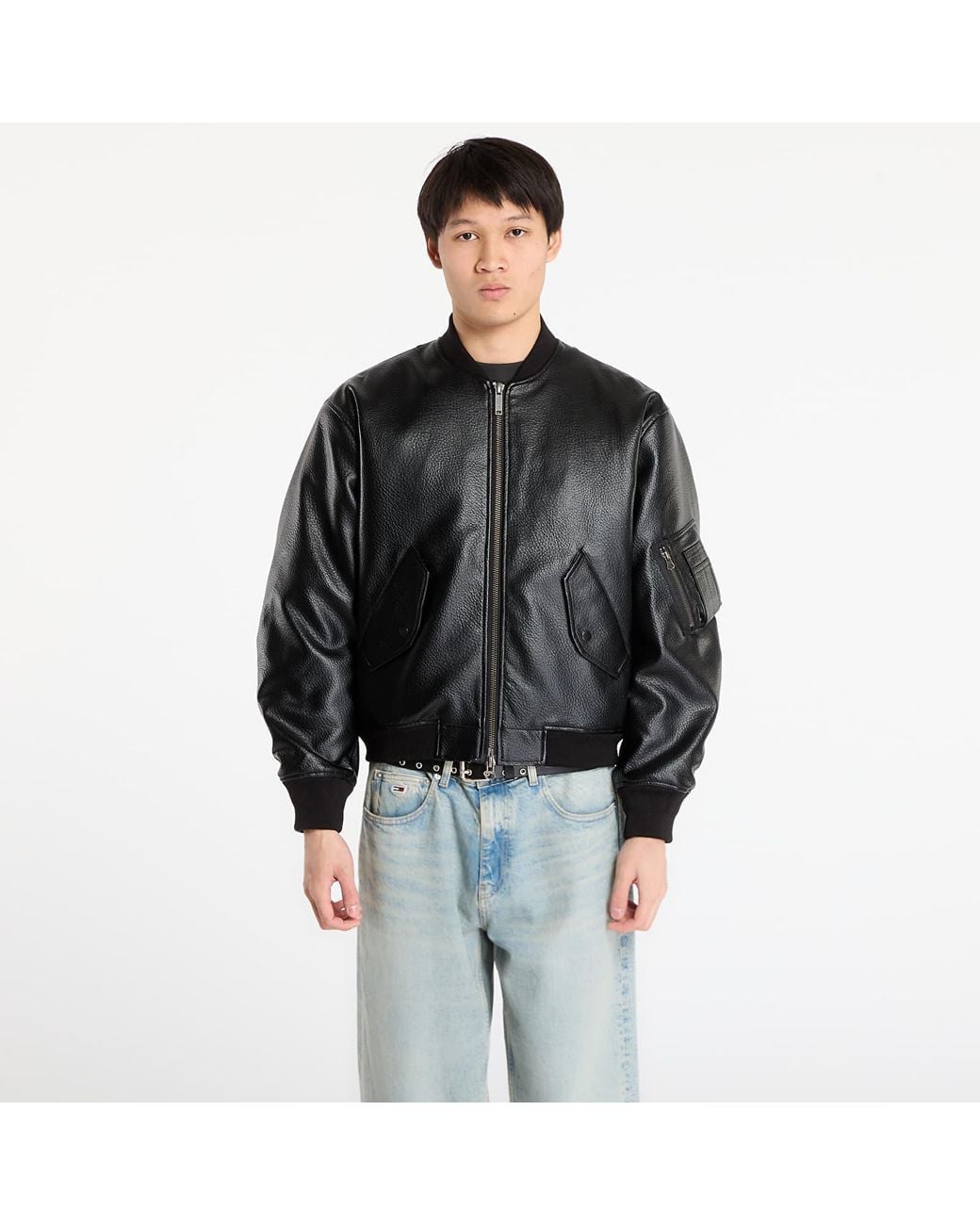 Wasted Paris Jacket M Kingdom Faux Leather Bomber in Black for Men | Lyst