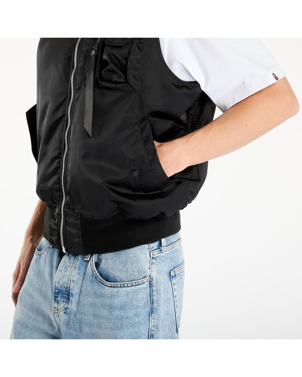 Alpha Industries Vest Ma-1 Base Vest in Black for Men | Lyst