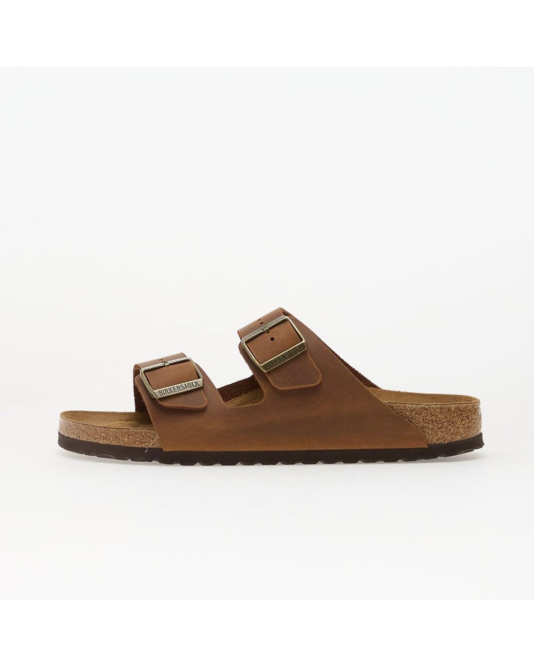 Birkenstock Sneakers Arizona Oiled Leather in Brown | Lyst
