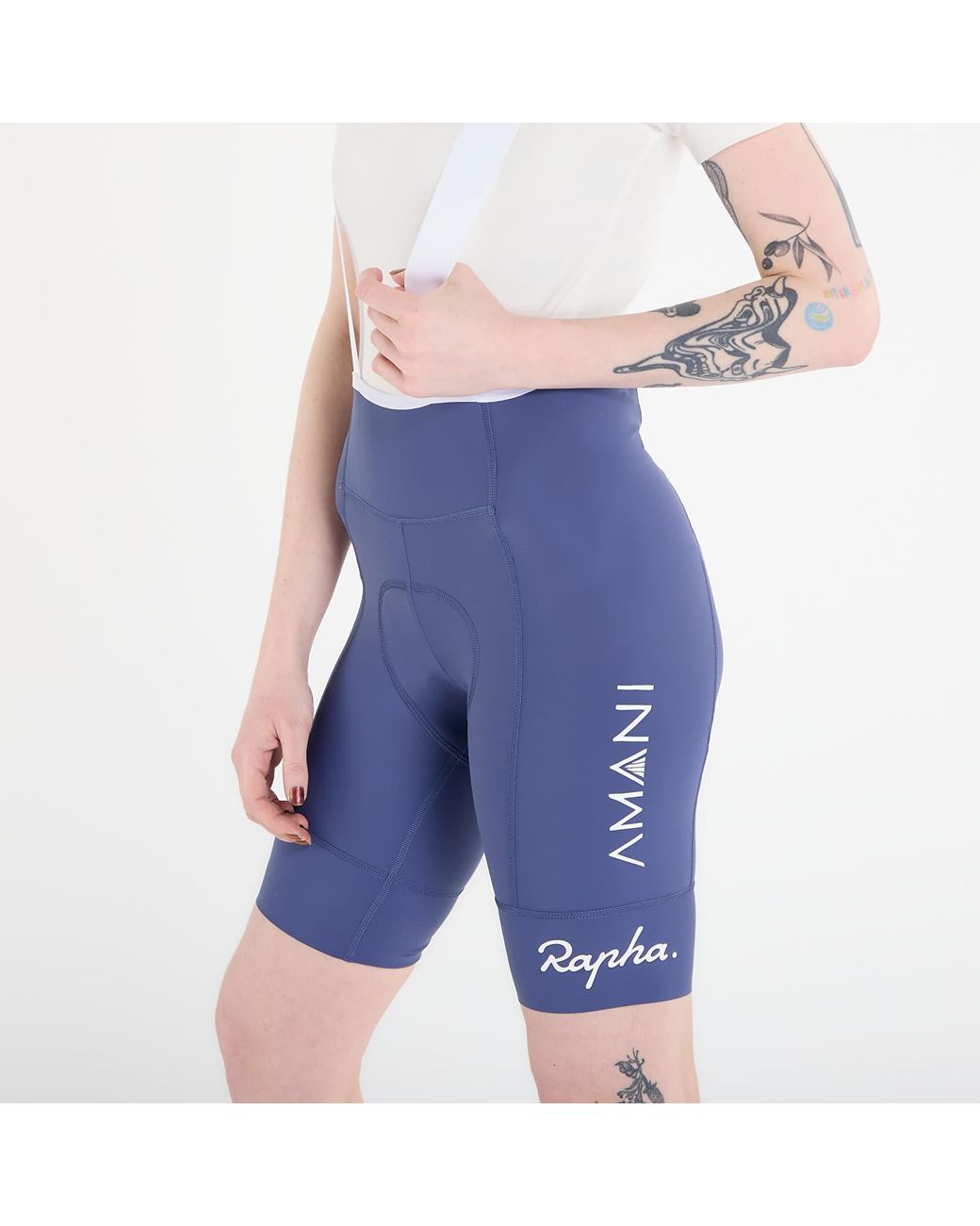 Rapha X Amani Pro Team Training Bib Shorts in Blue | Lyst