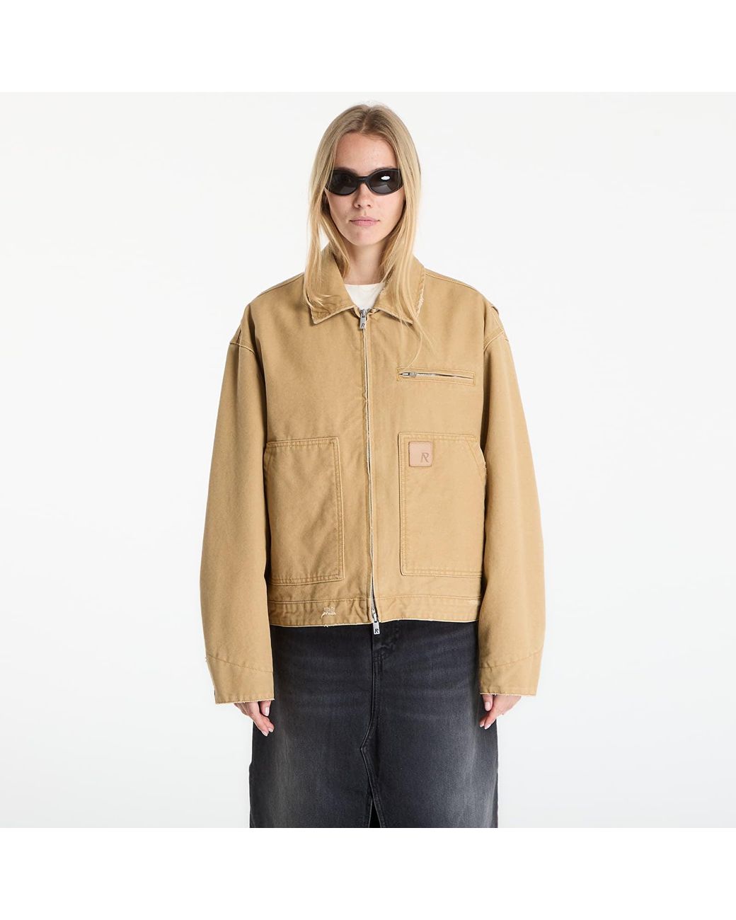 Represent Jacket Worker Jacket in Natural | Lyst