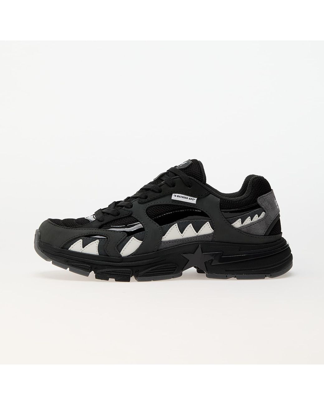 A Bathing Ape Sneakers Shark Sta M2 in Black for Men | Lyst