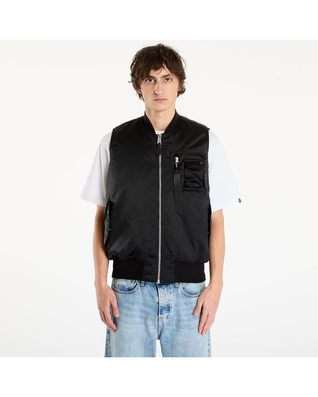 Alpha Industries Vest Ma-1 Base Vest in Black for Men | Lyst