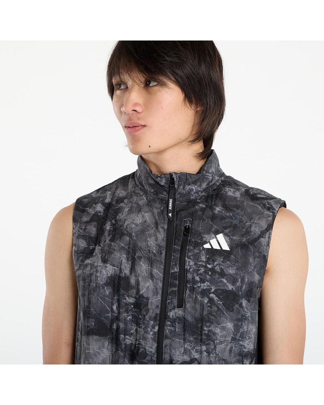 adidas Originals Adidas Own The Run Spray Dye Vest in Blue for Men | Lyst