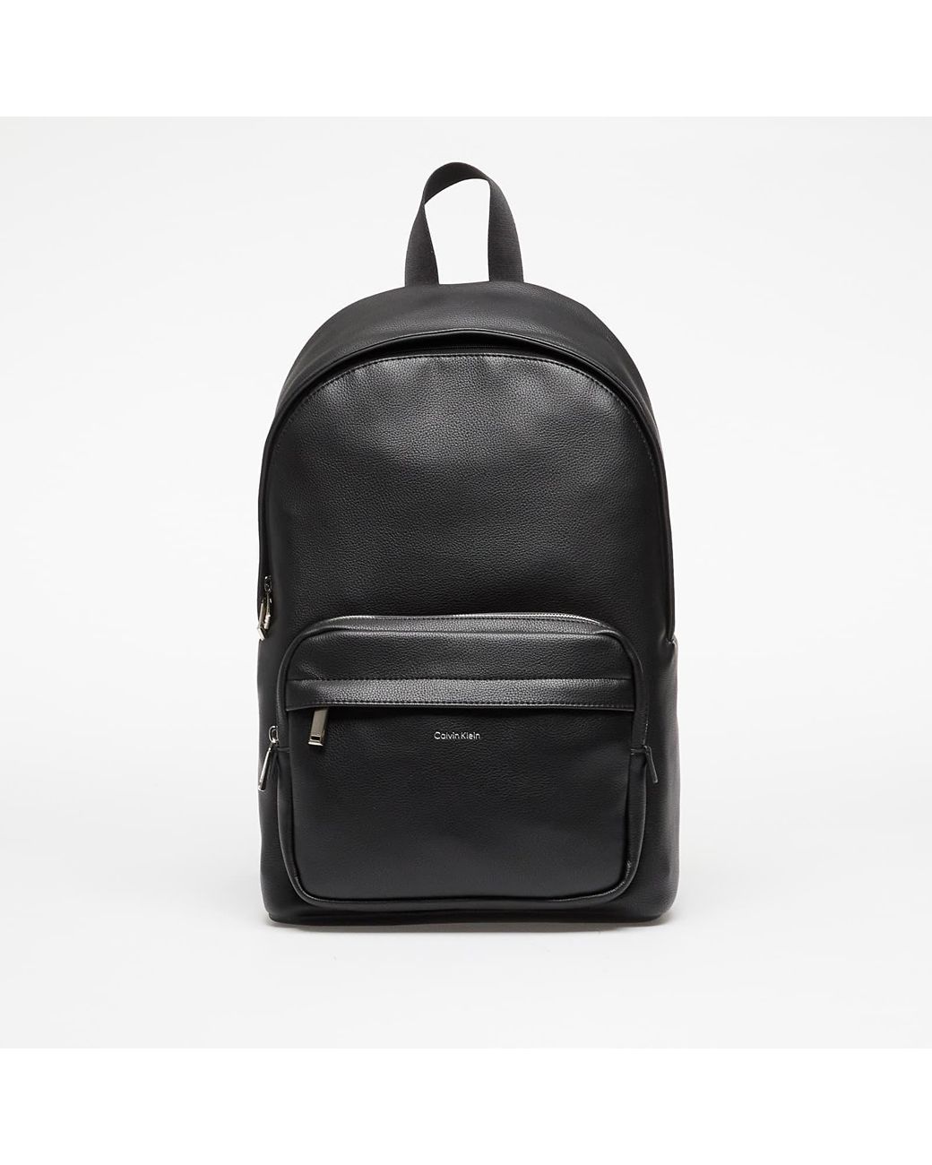 Calvin Klein Raised Round Backpack in Black | Lyst