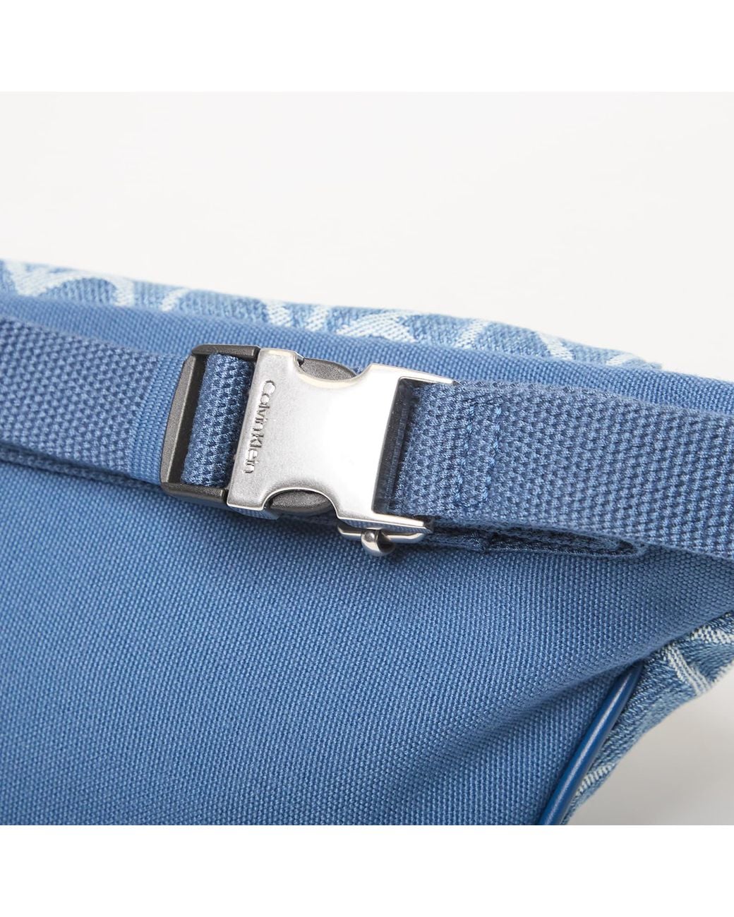 Calvin Klein Emblem Aop Denim Waistbag in Blue | Lyst