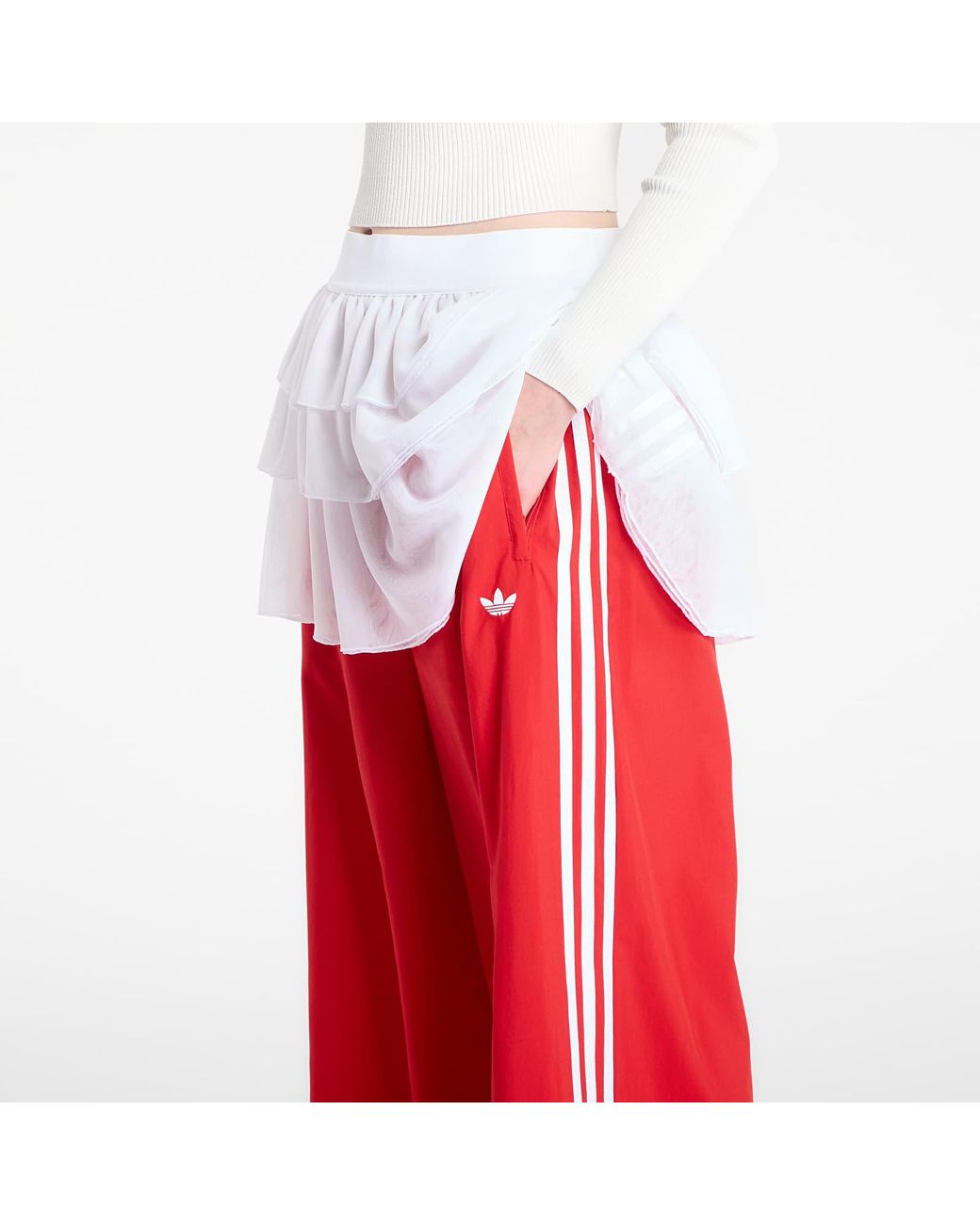 adidas Originals Pants Adidas Fb Track Pants in Red | Lyst
