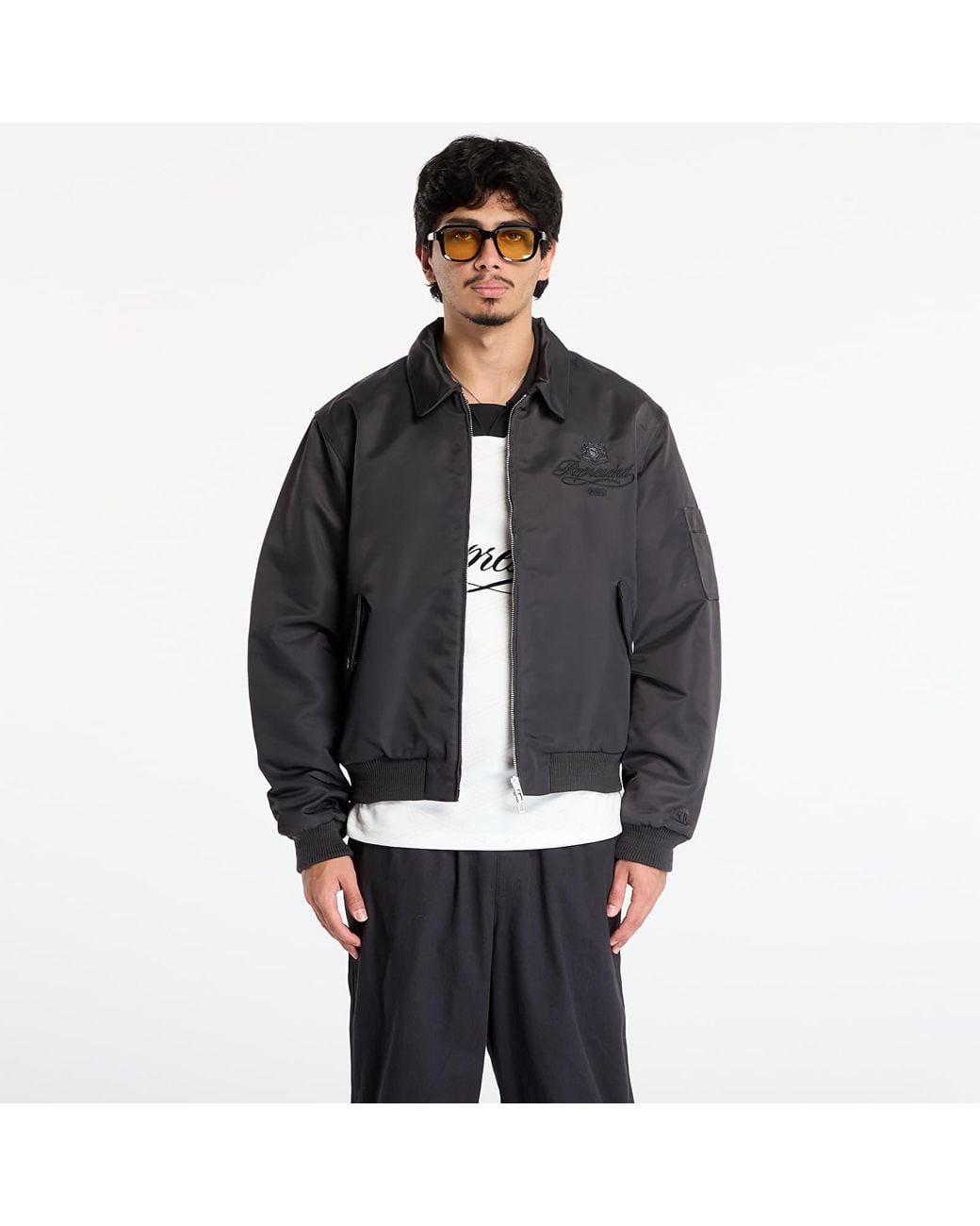PUMA Jacket X Represent Bomber in Black for Men | Lyst