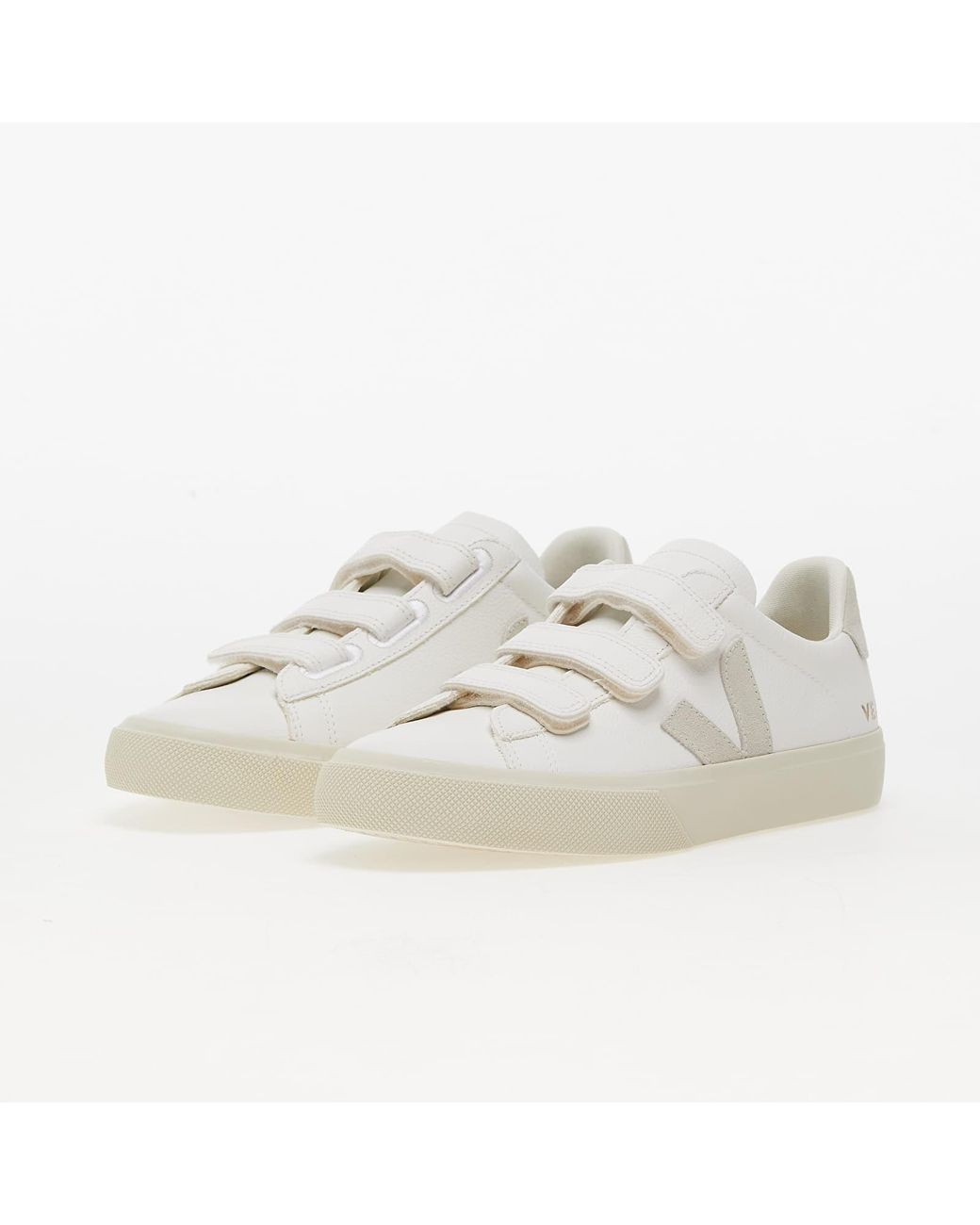 Veja Recife Chromefree Leather Natural in White | Lyst