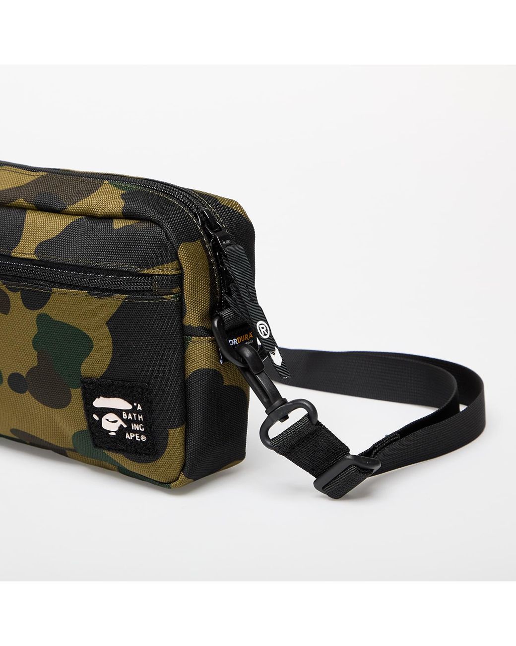 A Bathing Ape Bag 1St Camo Cordura Mini Shoulder Bag in Green | Lyst