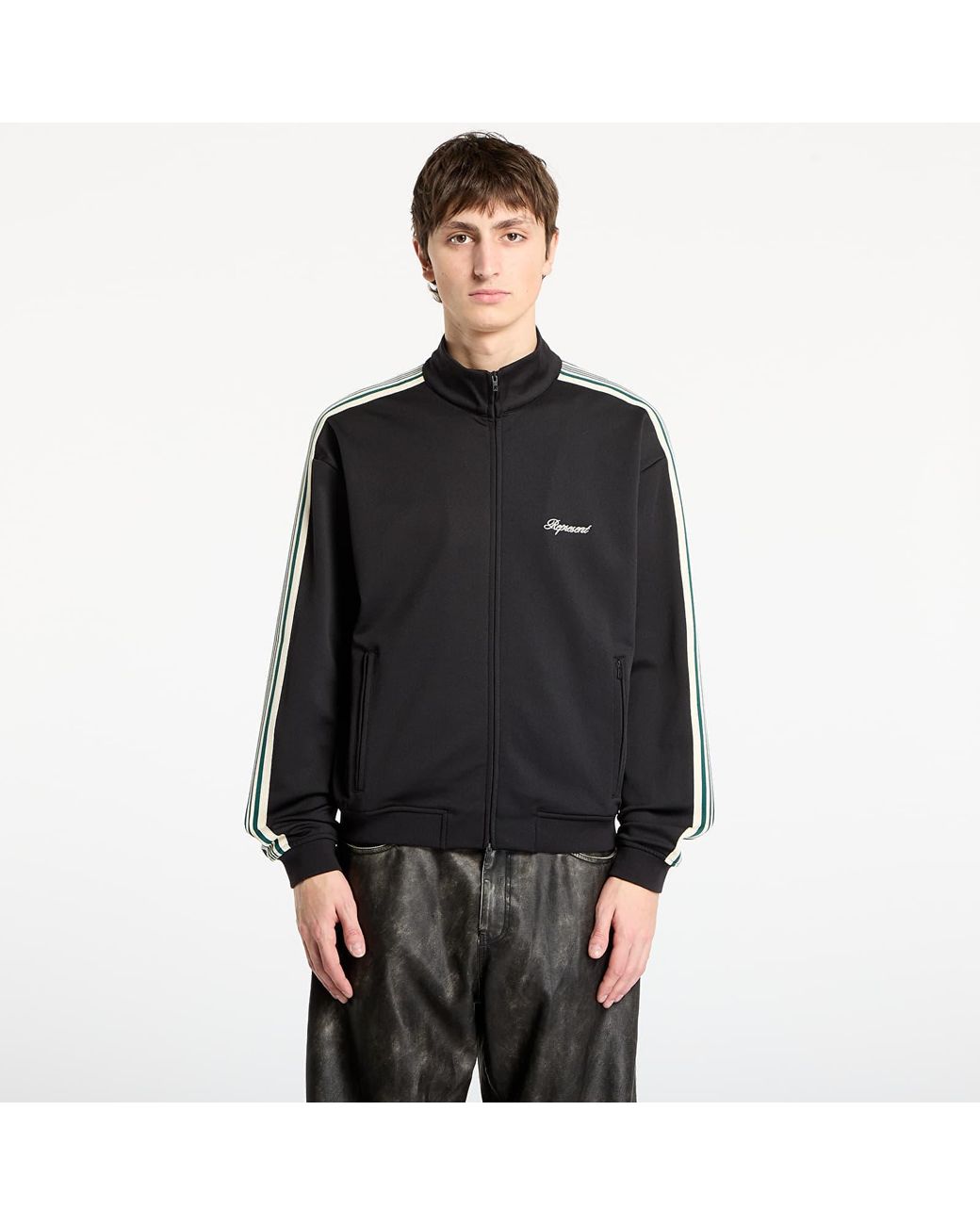Represent Jacket Taped Track Jacket in Black | Lyst