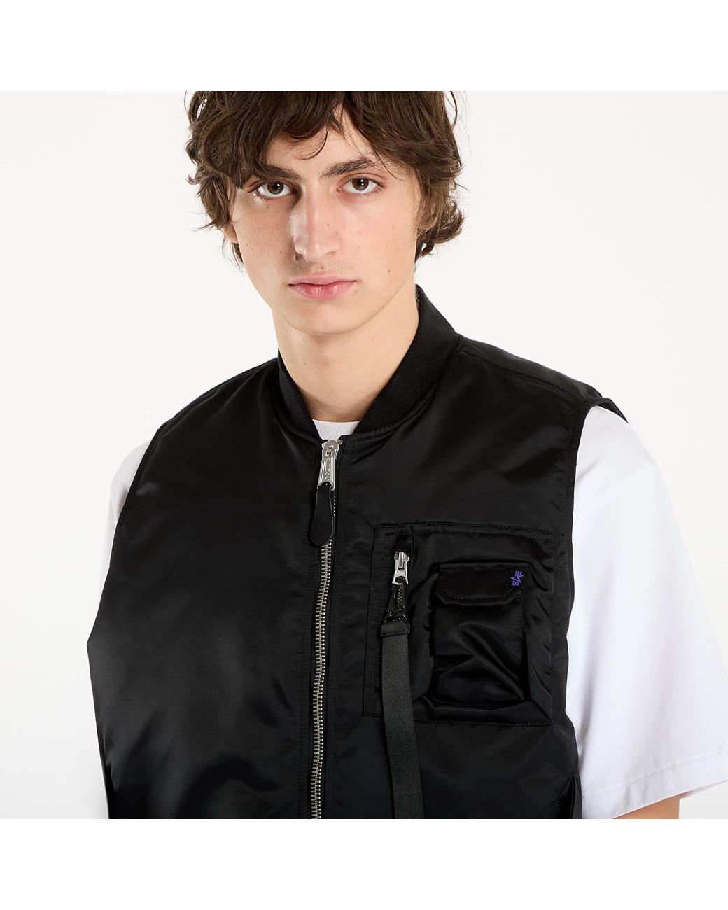 Alpha Industries Vest Ma-1 Base Vest in Black for Men | Lyst