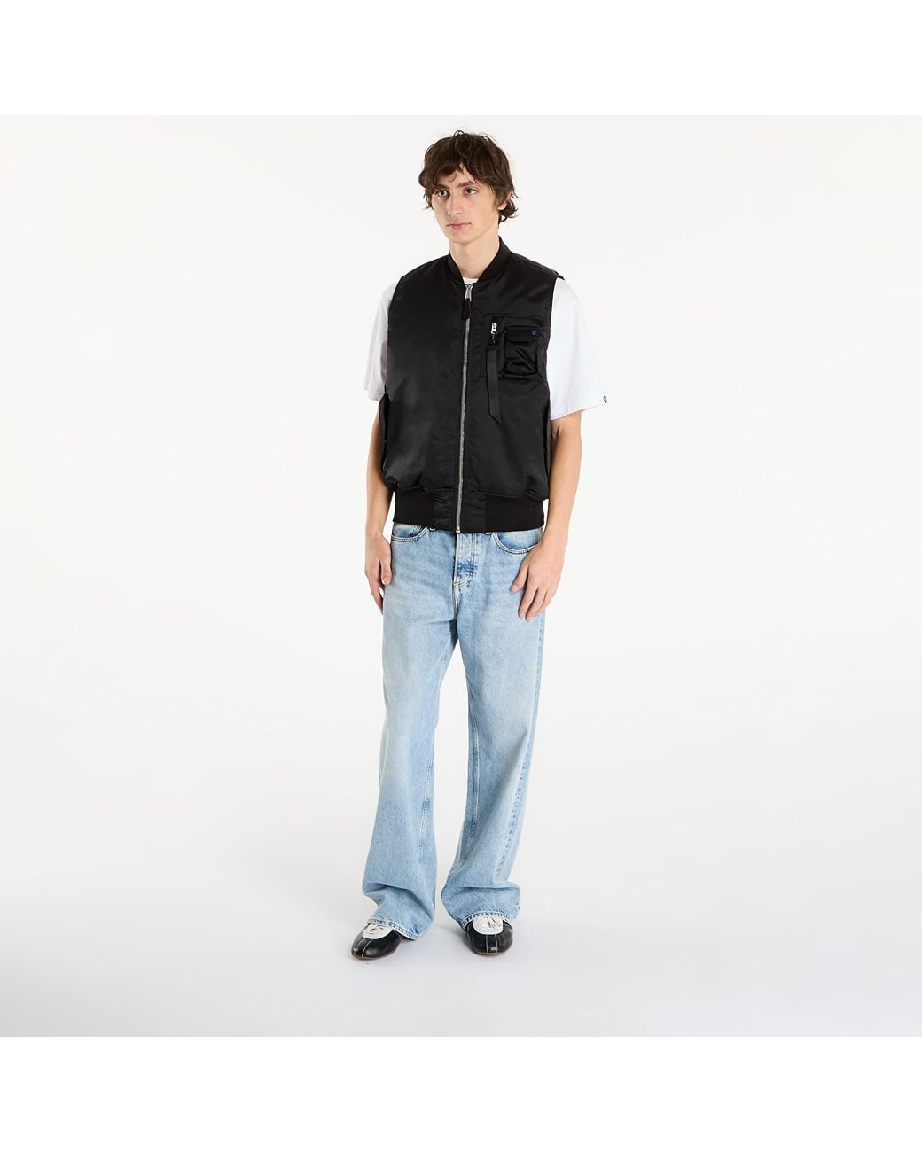 Alpha Industries Vest Ma-1 Base Vest in Black for Men | Lyst