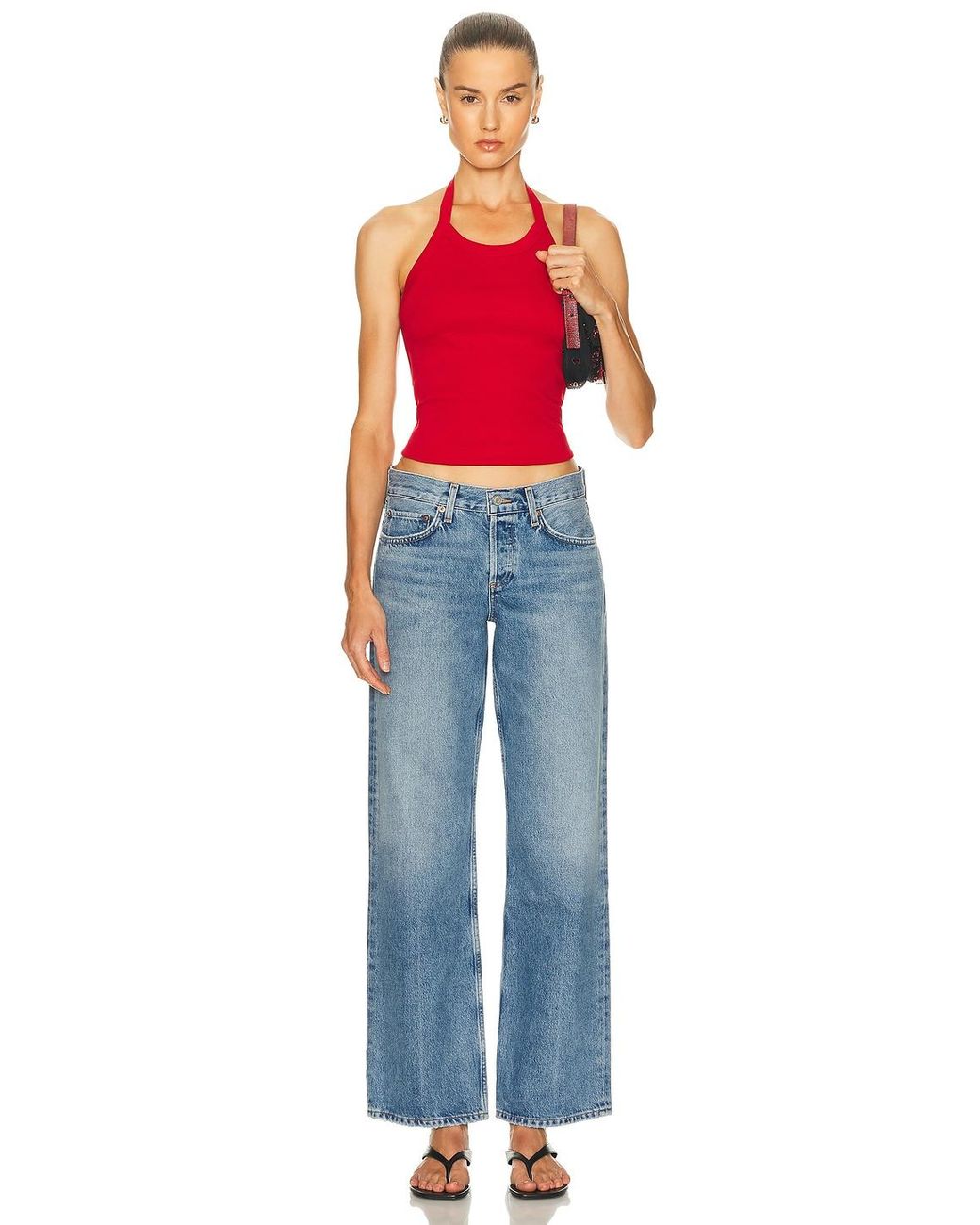 Flore Flore Angie Tank in Red | Lyst