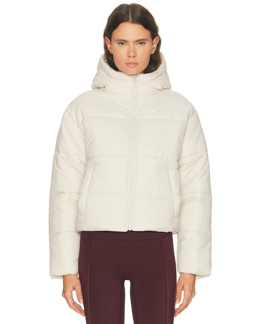 Nike Therma Fit Loose Hooded Jacket in Red | Lyst