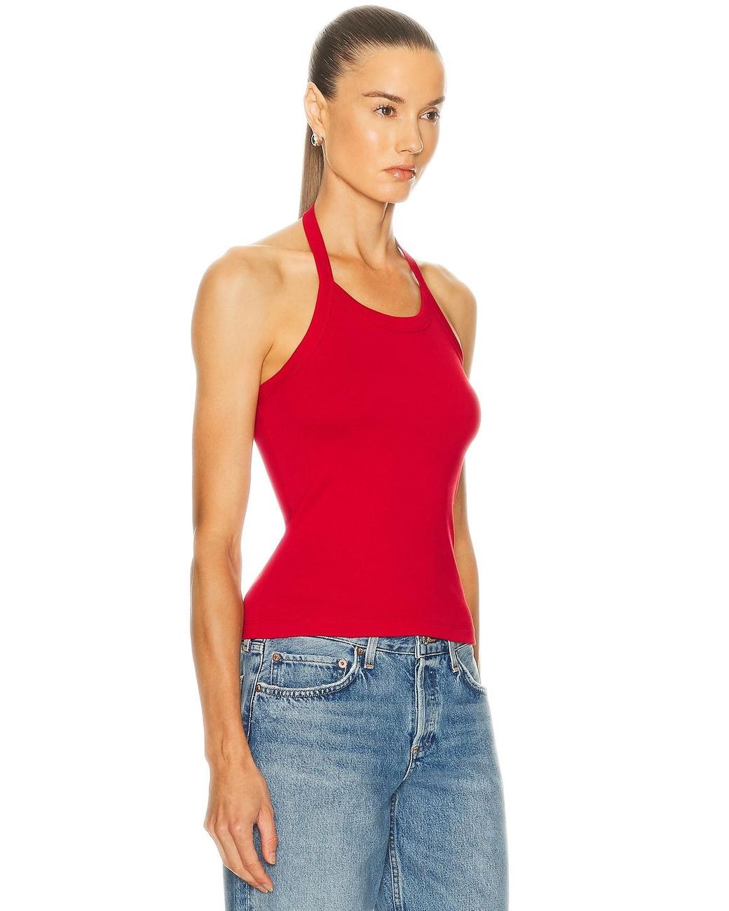 Flore Flore Angie Tank in Red | Lyst
