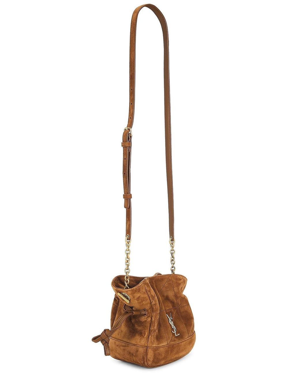 Saint Laurent Mini Jamie Shoulder Pouch in Natural | Lyst