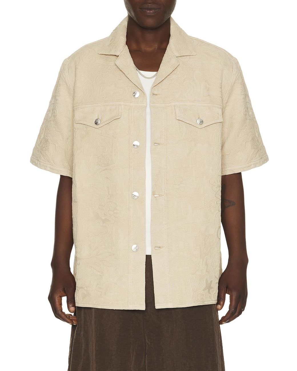 Oas Javi Shirt in Natural for Men | Lyst