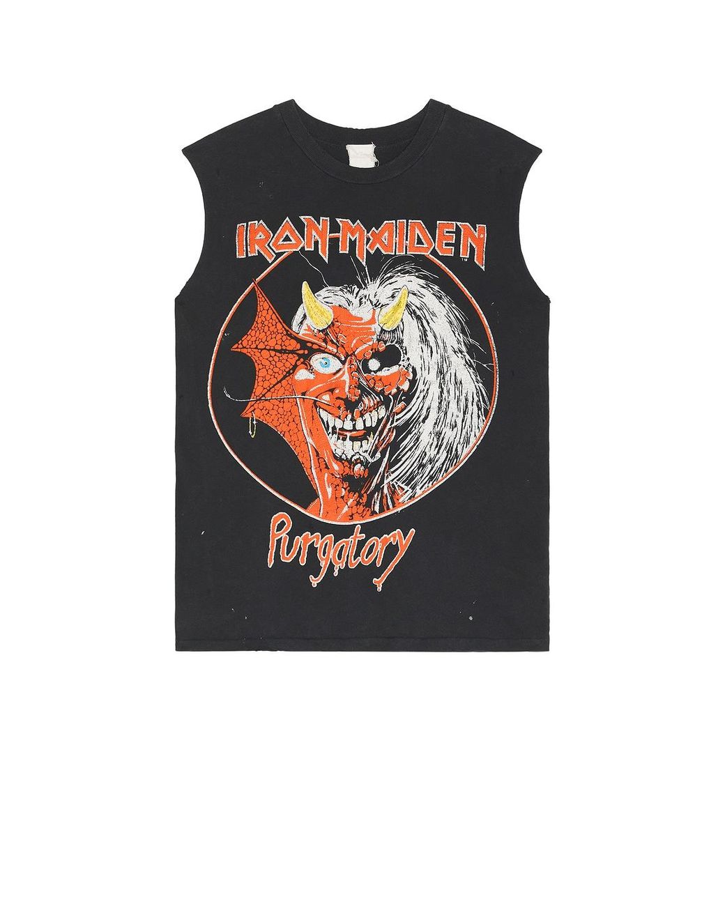 MadeWorn Iron Maiden Tank in Black for Men | Lyst